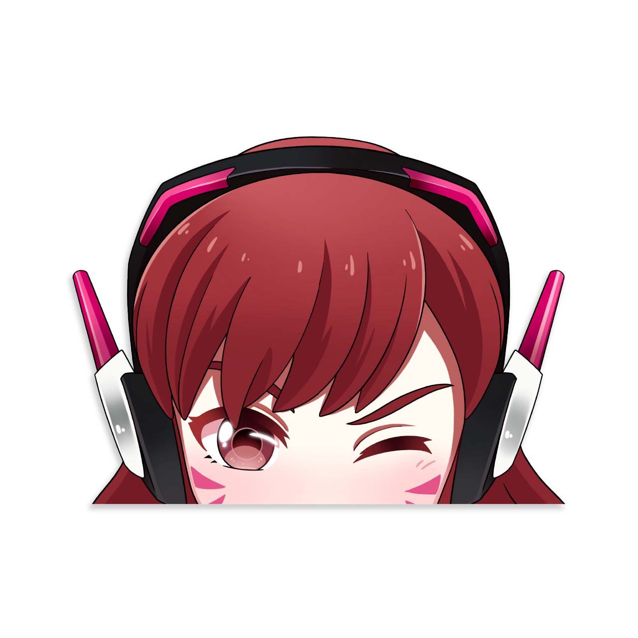 D.va Peeker Sticker | KO Custom Creations