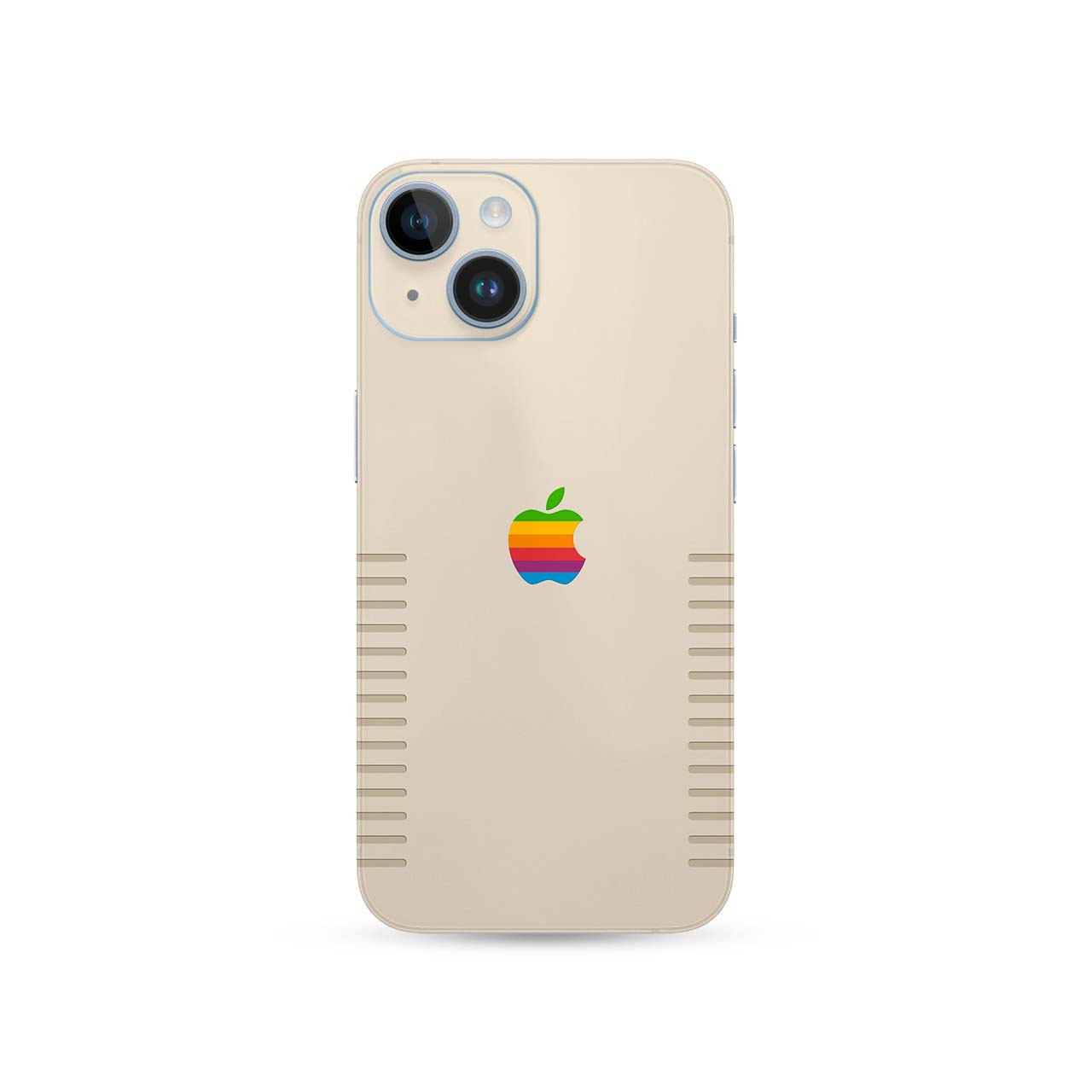 Retro Apple Beige iPhone XR Skin