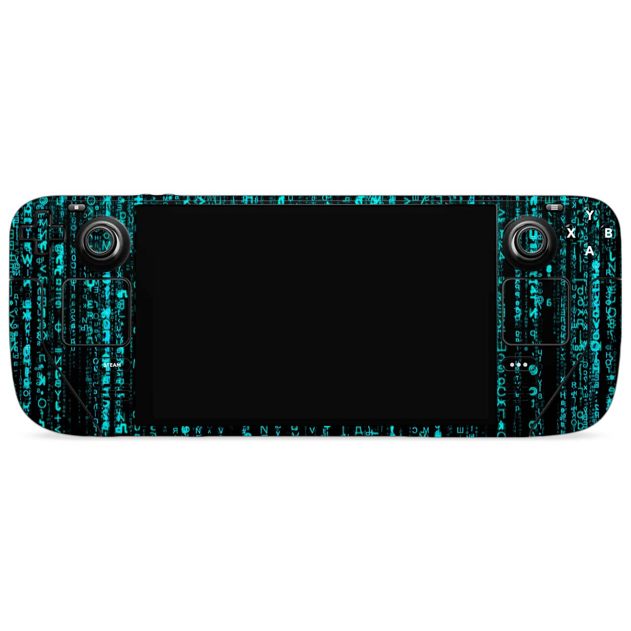 Green Digital Rain Steam Deck Skin | KO Custom Creations