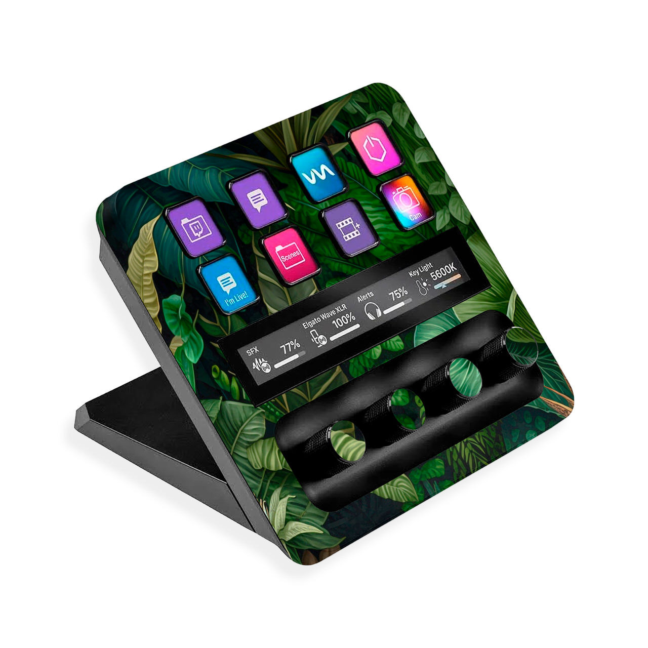 Neon Smoke Elgato Stream Deck Skin Ko Custom Creations