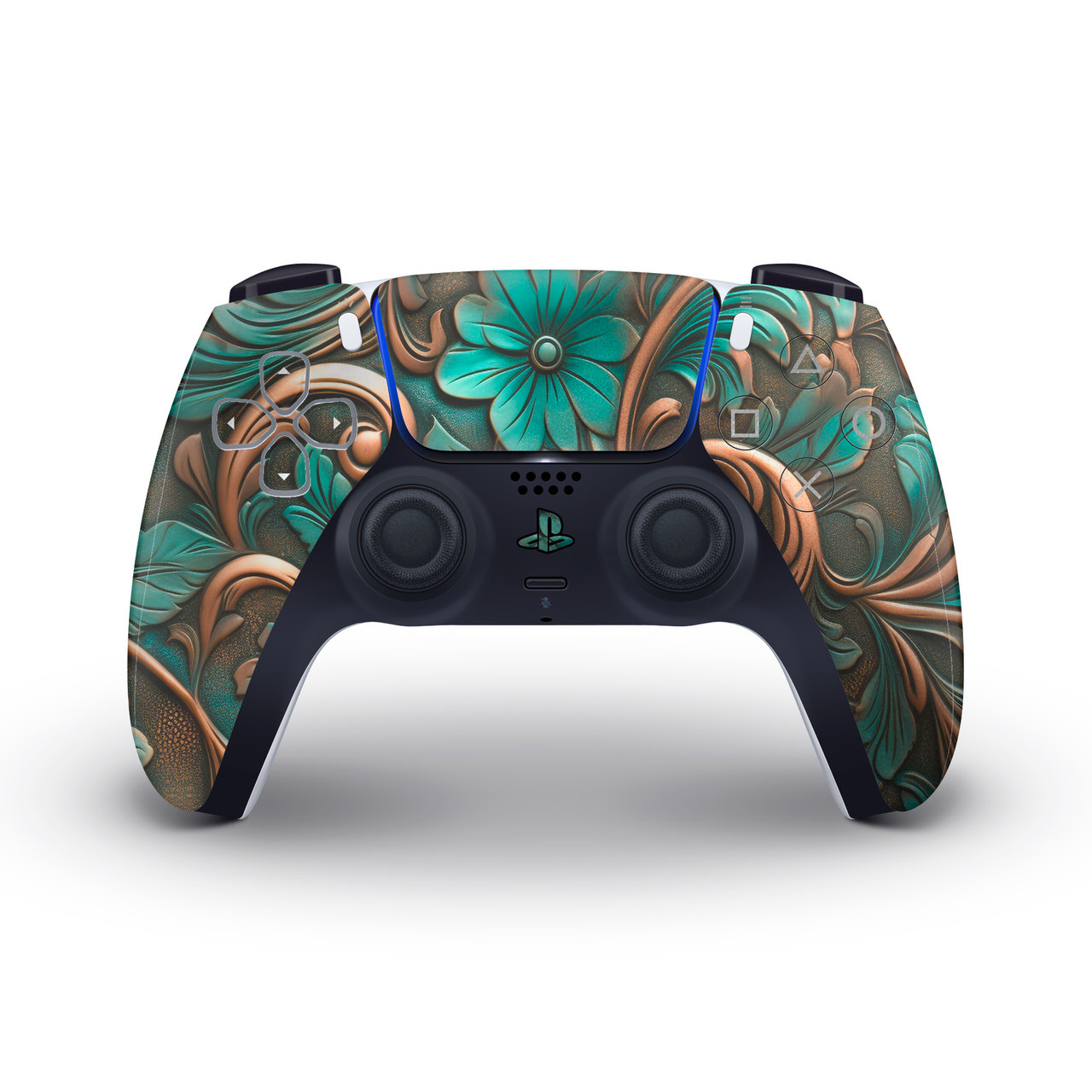 Platinum Grey Ps5 Controller Skin | KO Custom Creations