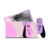 Pastel Hearts Colourwave Nintendo Switch OLED Skins | KO Custom Creations