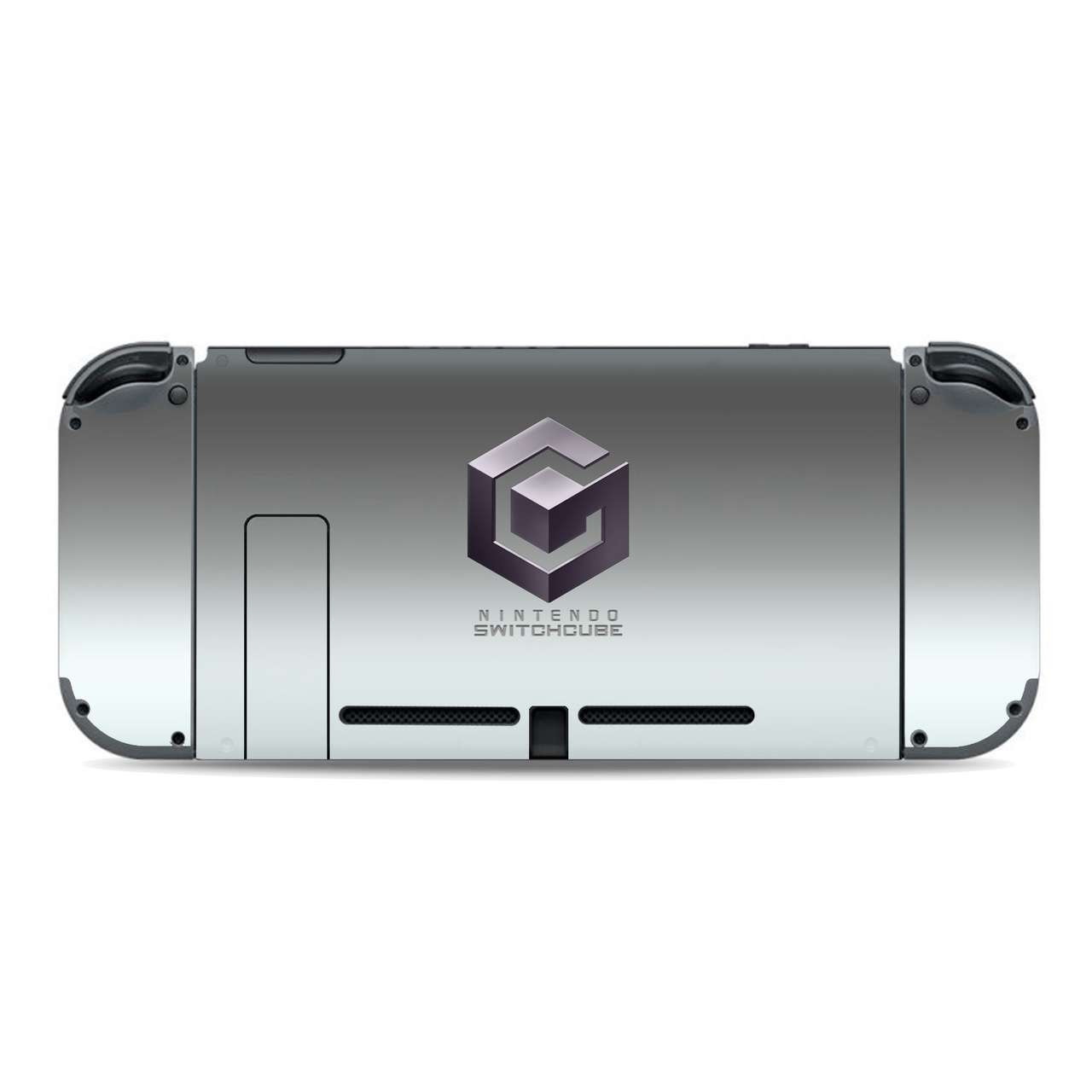 Gamecube V2 Silver Switch Skin