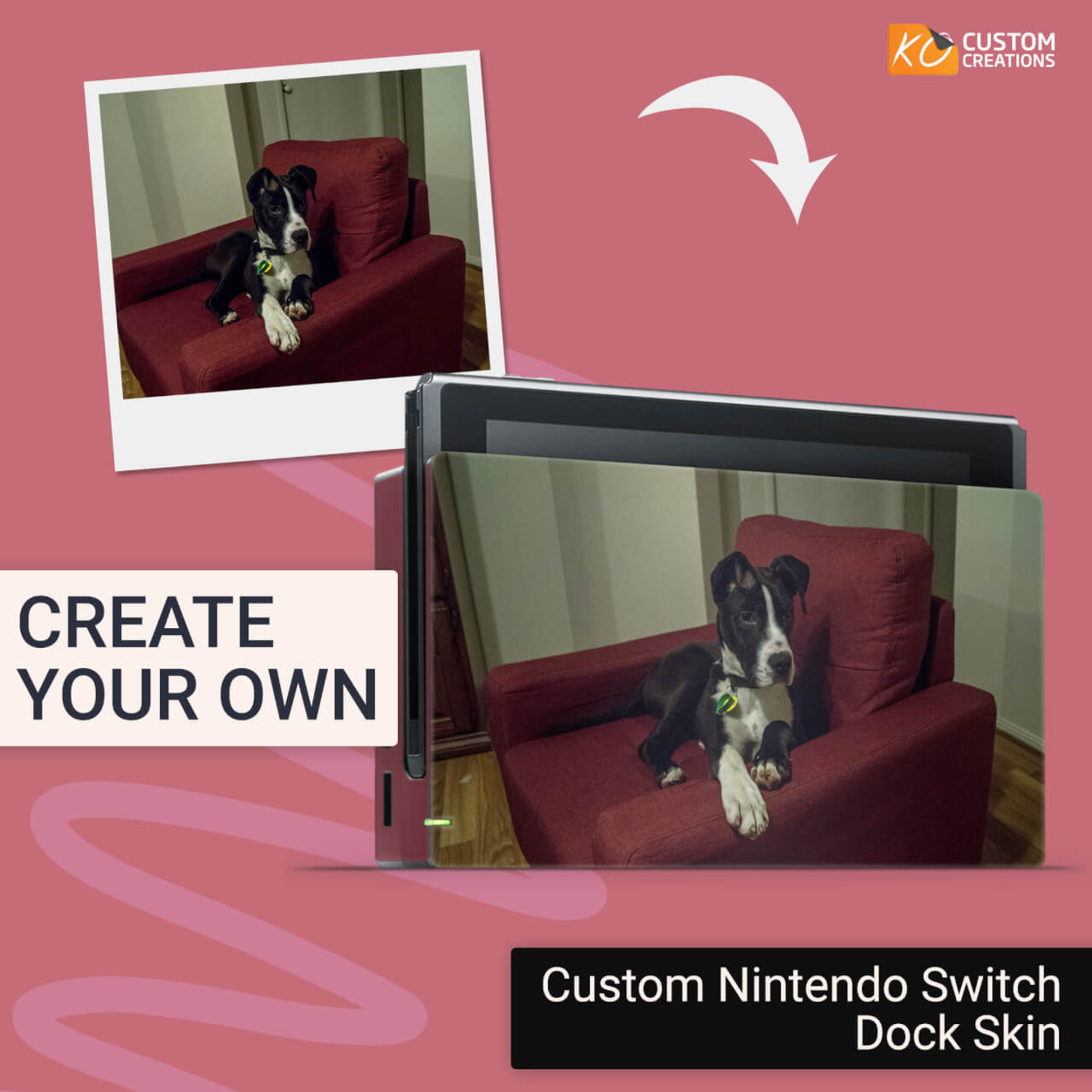 Nintendo Switch Skin Create Your Own | KO Custom Creations