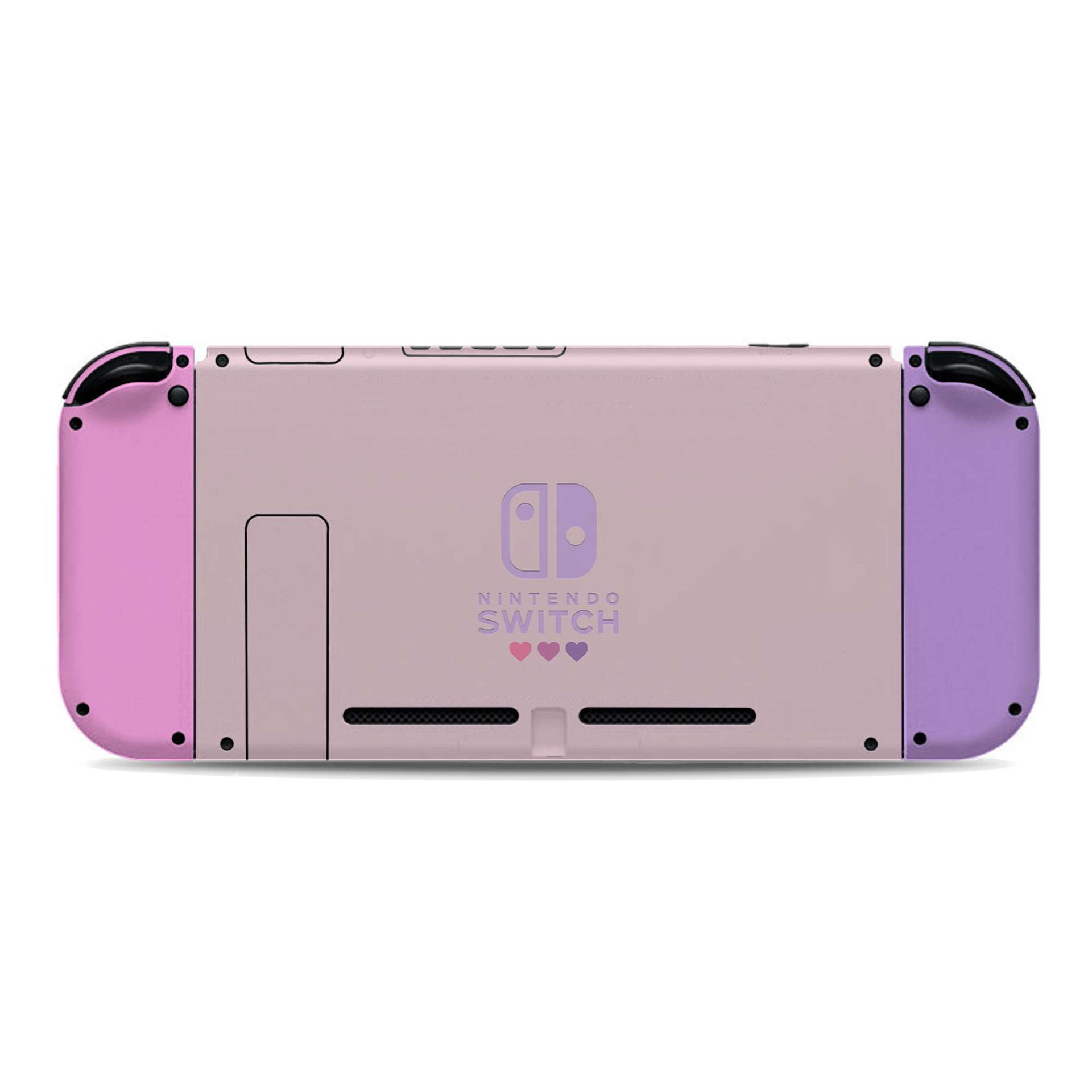 Pastel Pink & Purple Hearts Switch Skin