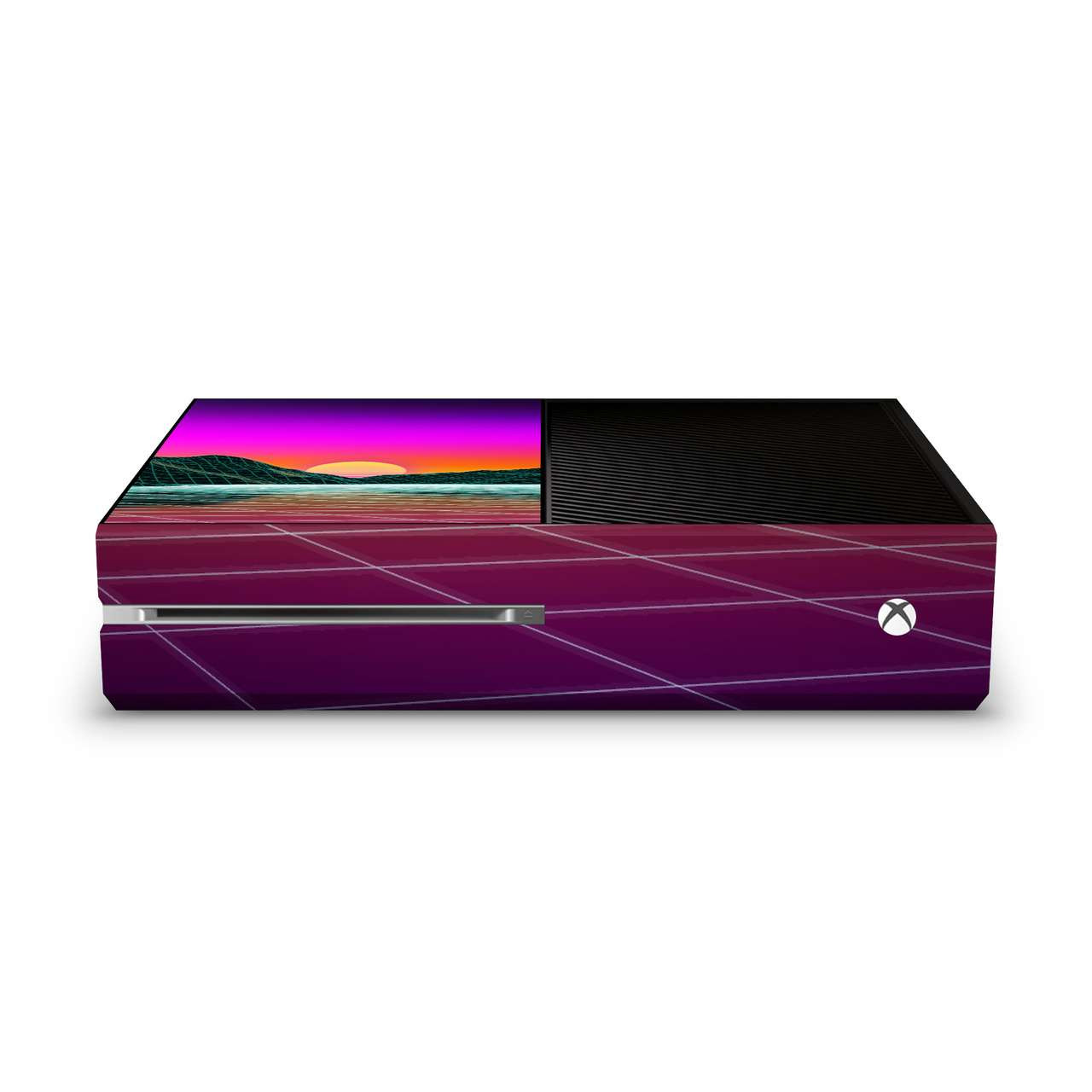 Outrun Mountain Sunset Xbox One Console Skin