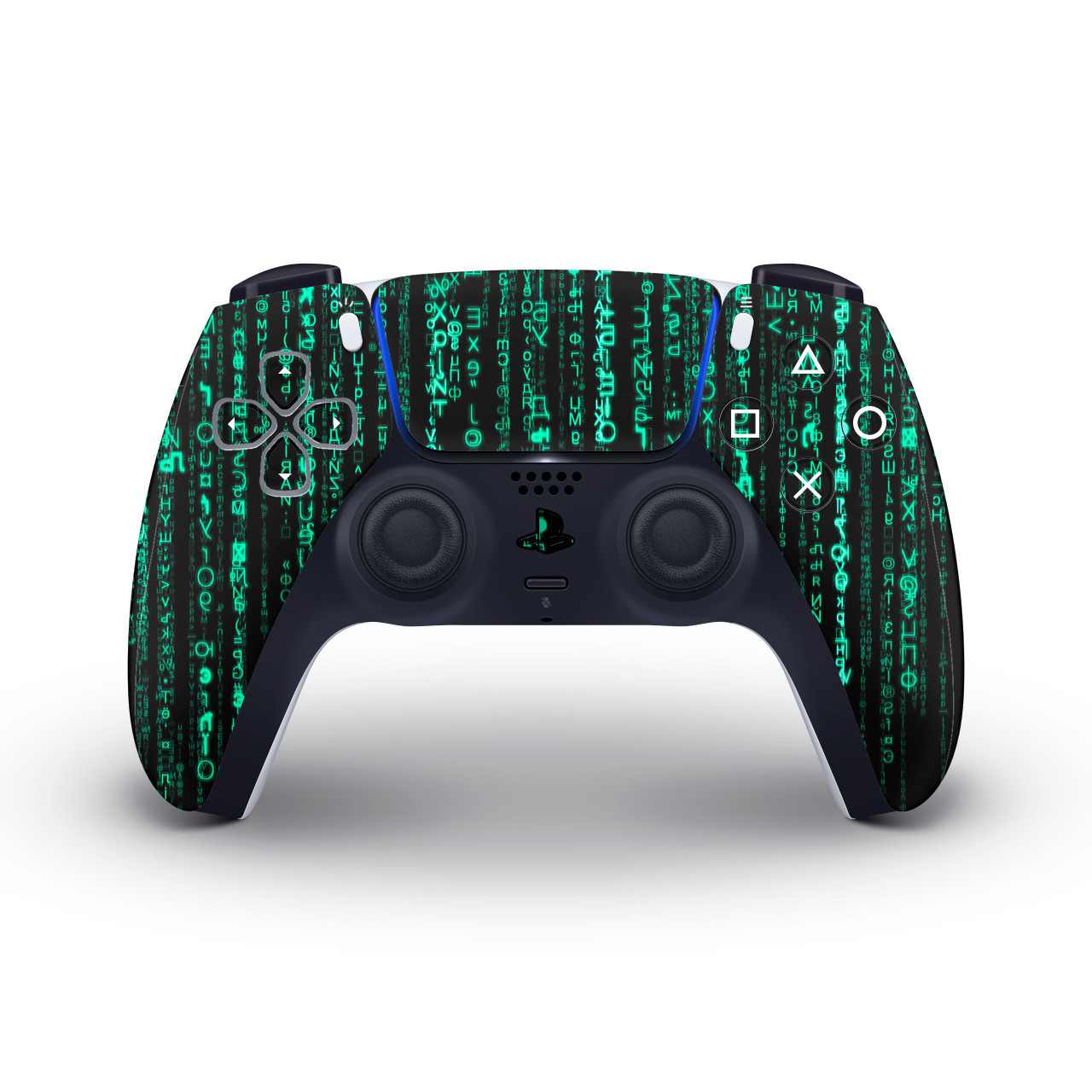 Inverted Digital Rain Ps5 Controller Skin | KO Custom Creations