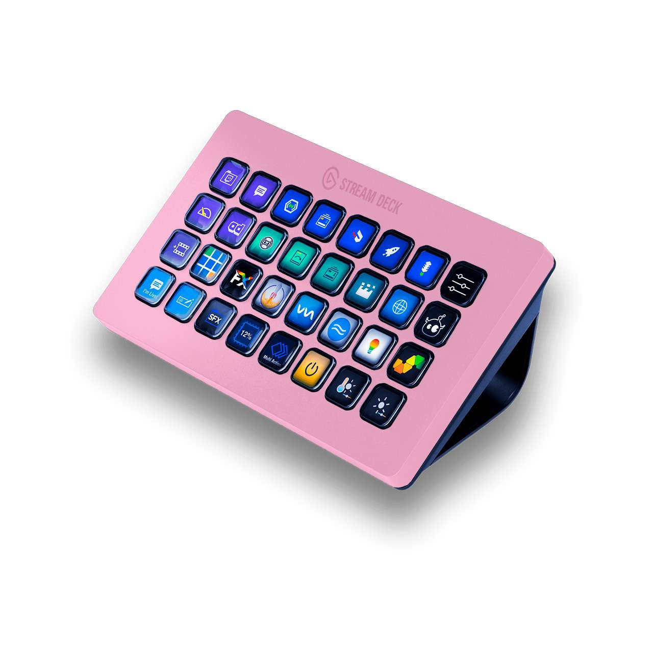 Aesthetic Pink Elgato Stream Deck Plus Skin | KO Custom Creations