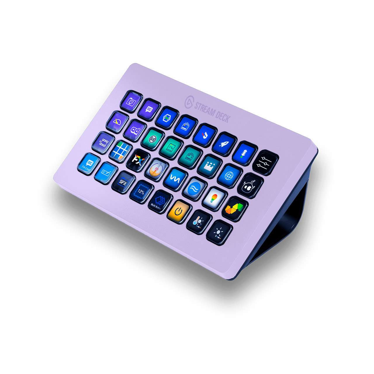 Pale Lavender Elgato Stream Deck Plus Skin | KO Custom Creations