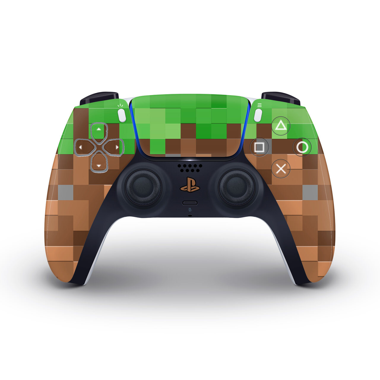 Pixel Lava Block Ps5 Controller Skin | KO Custom Creations
