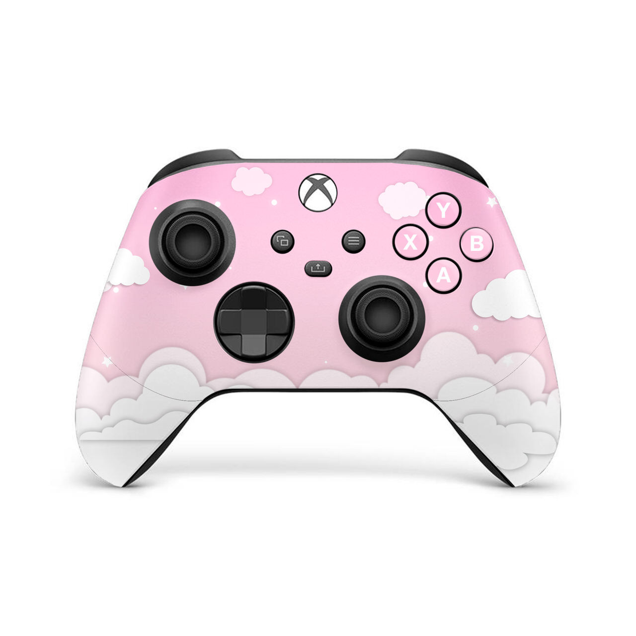 Cloudy Pink Night Xbox Controller Skin | KO Custom Creations