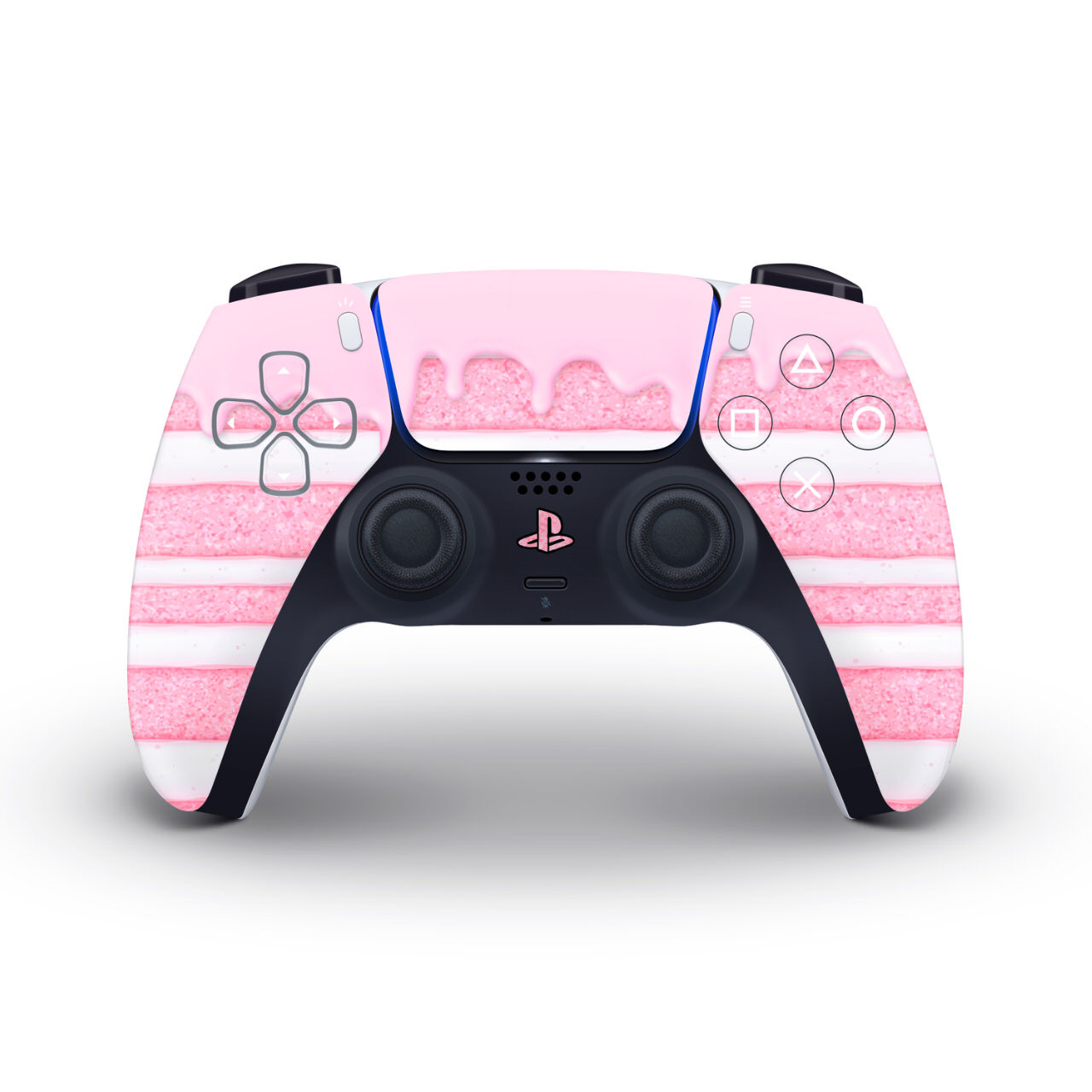 Rainbow Sponge Cake Ps5 Controller Skin | KO Custom Creations