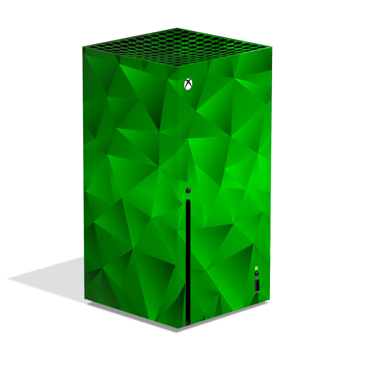 Vibrant Green Polygonized Xbox Series S Skin | KO Custom Creations