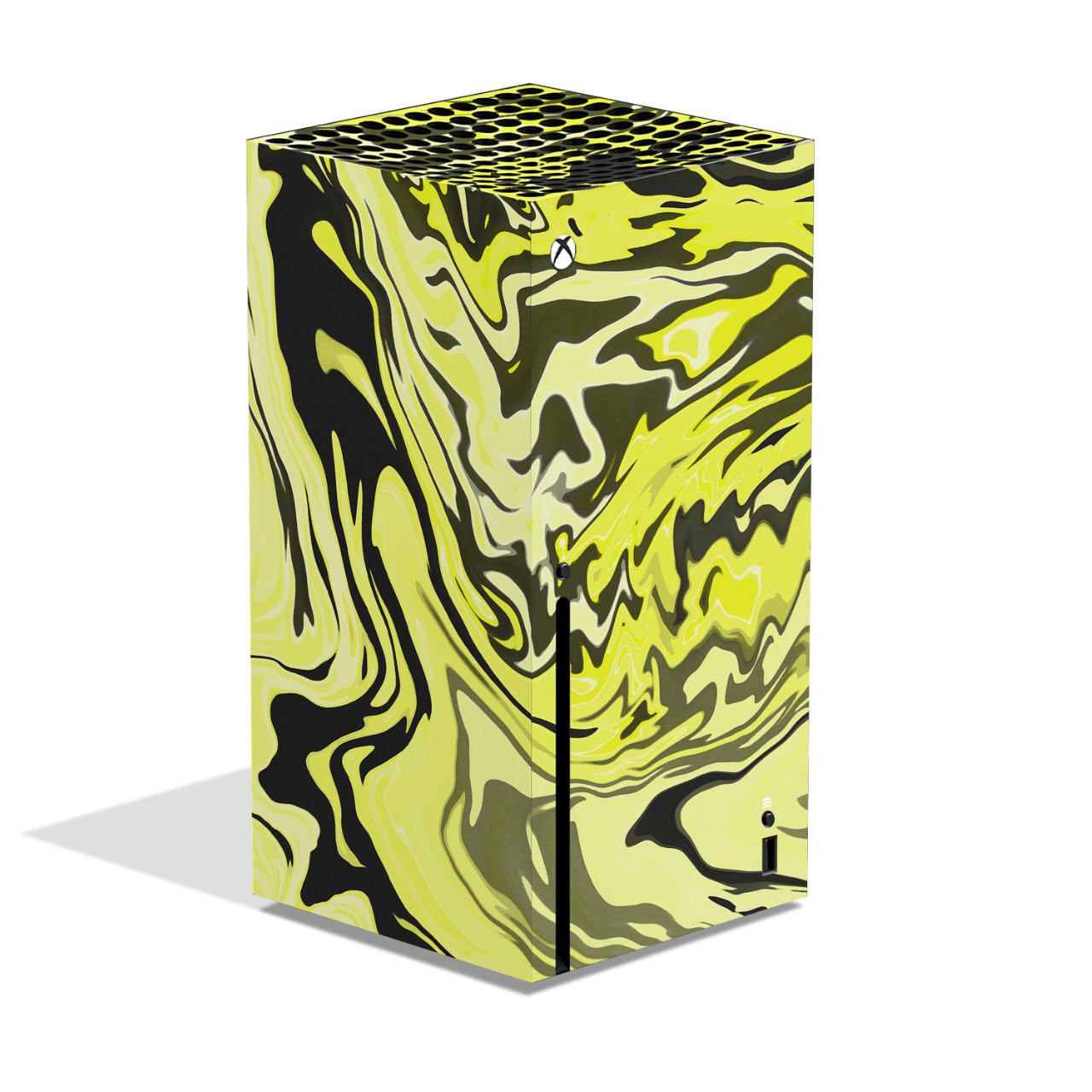 Yellow Marbling Xbox Series S Skin | KO Custom Creations