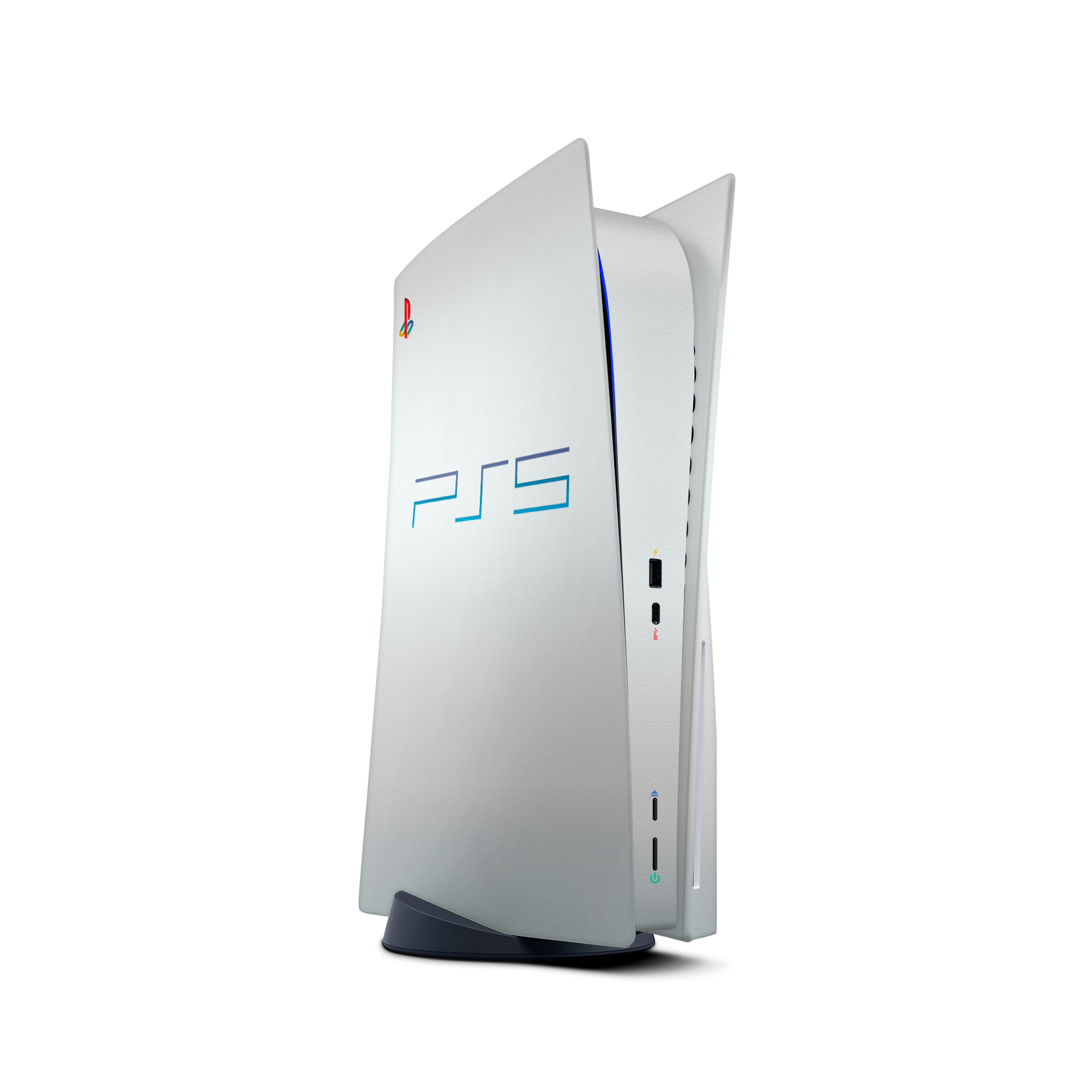 Retro Ps Steel PlayStation 5 Skin | KO Custom Creations