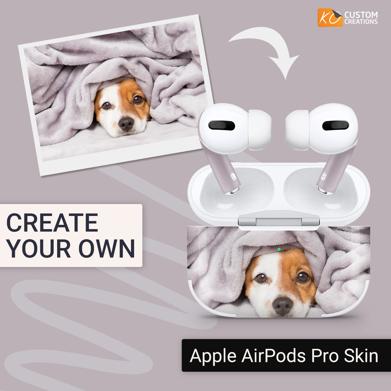 Custom Apple AirPods Max Skin | KO Custom Creations