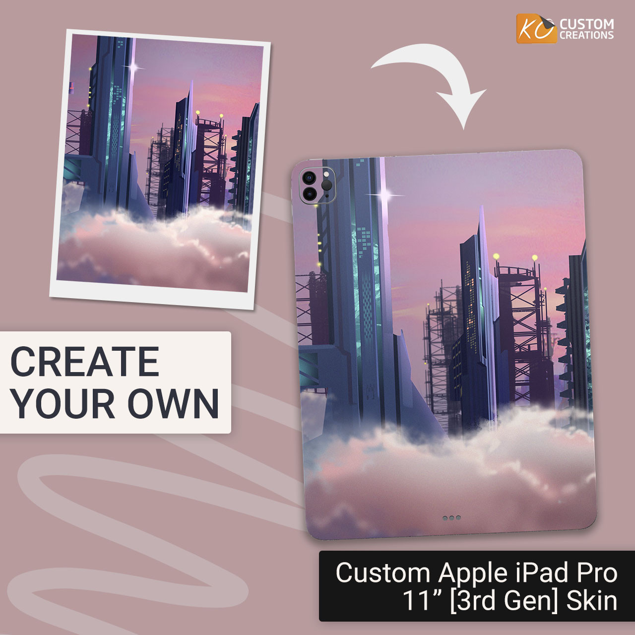 Custom iPad Pro 11" [3rd Gen] Skin | KO Custom Creations