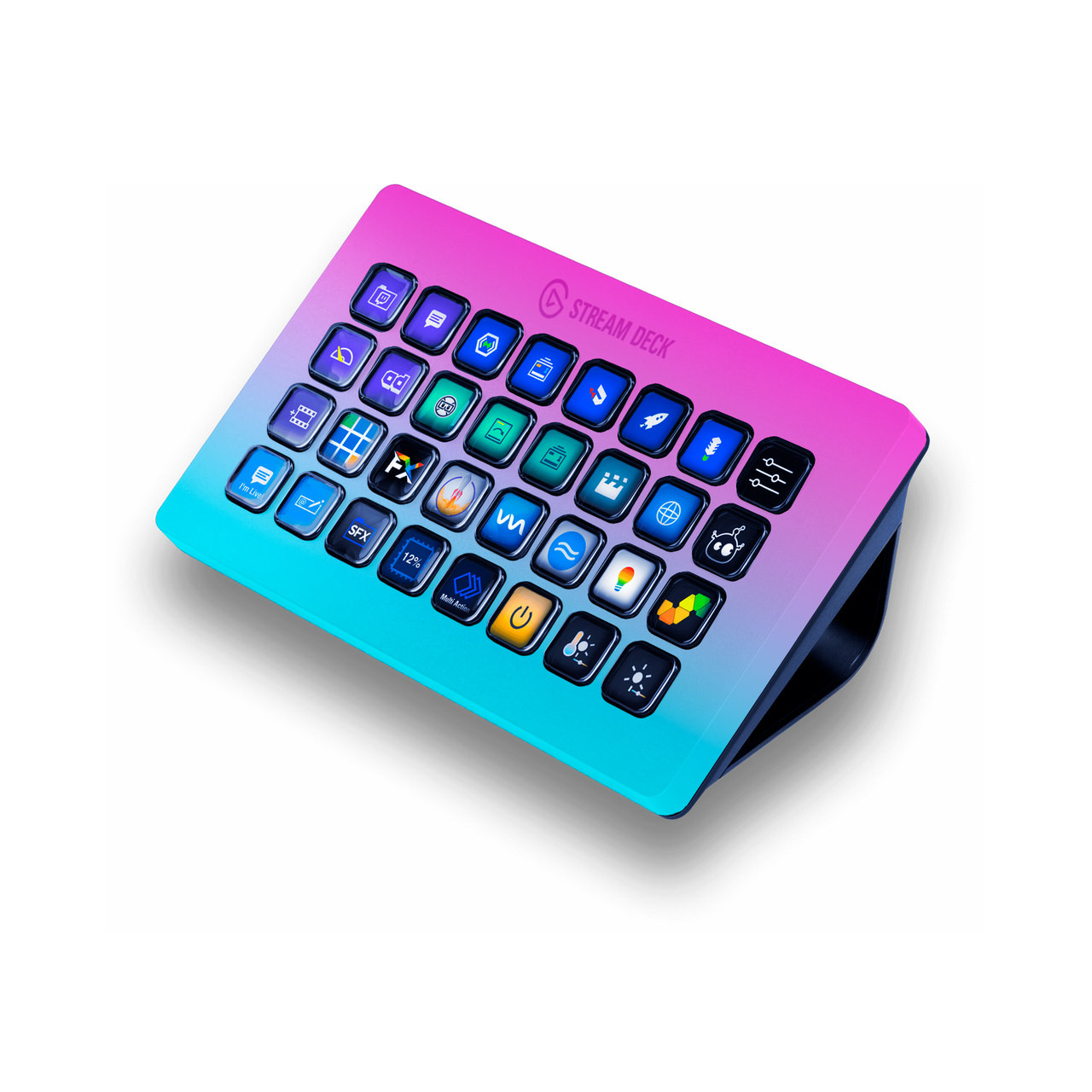 Neon Fade Stream Deck Skin | KO Custom Creations
