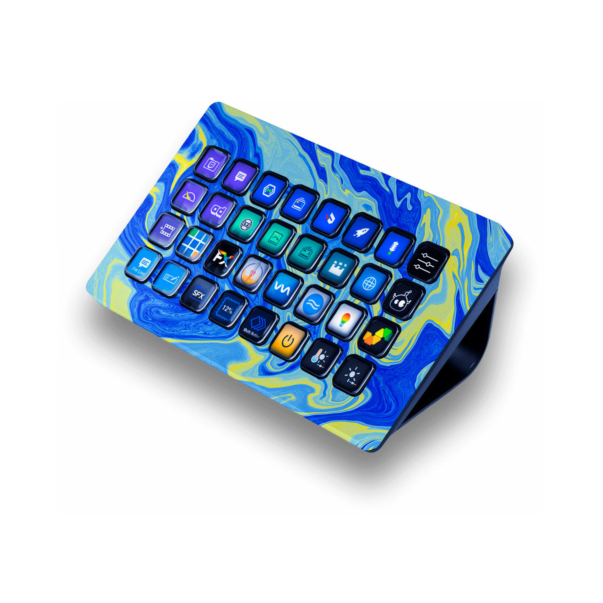 Magma Marble Elgato Stream Deck Xl Skin Ko Custom Creations