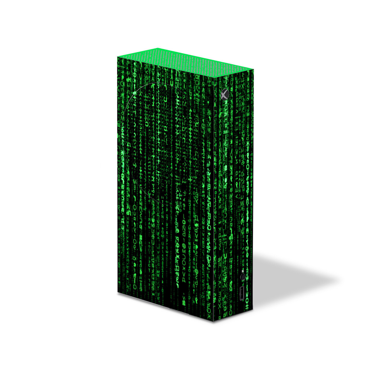 Green Digital Rain Xbox Series X Skin | KO Custom Creations