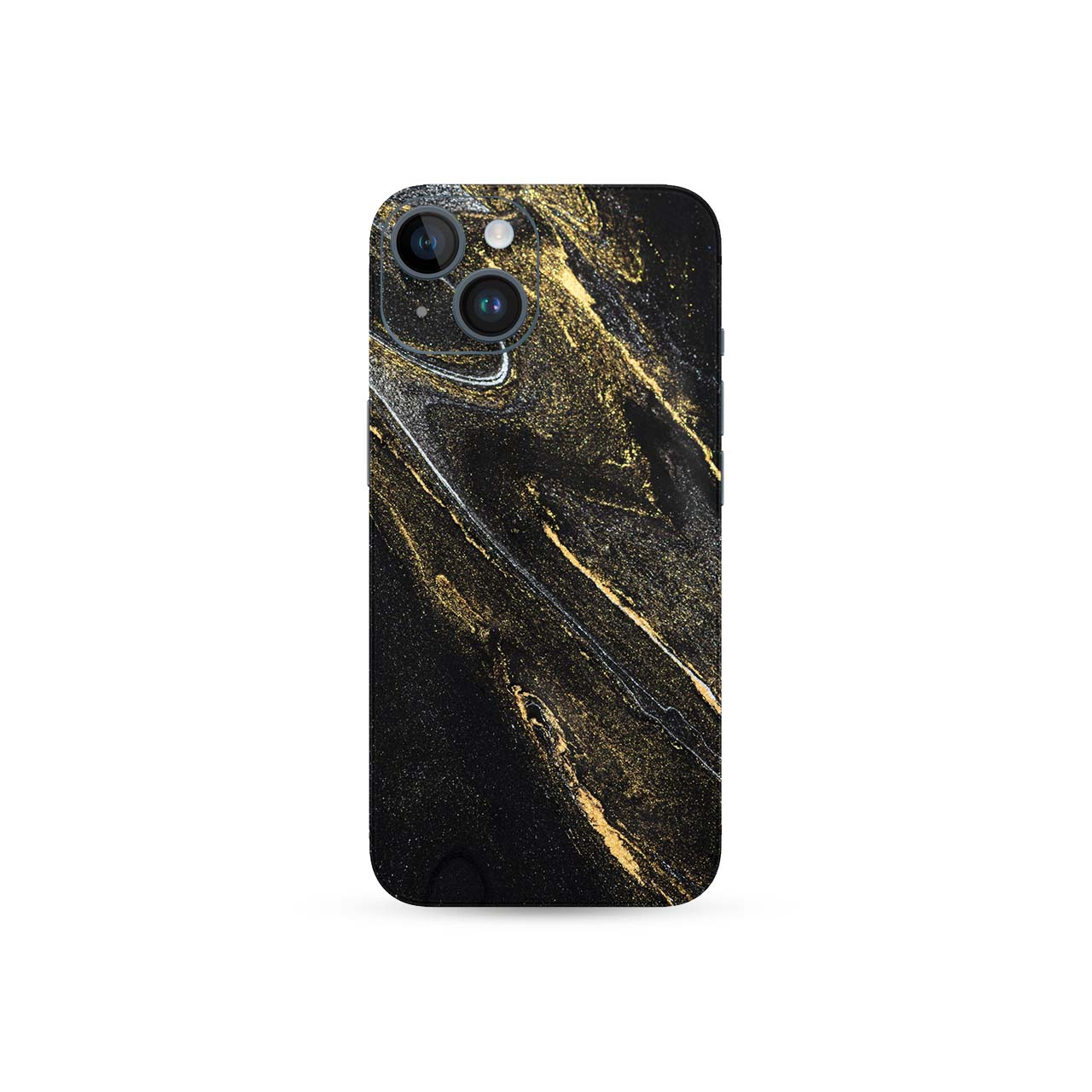 Dark Gold Marbled iPhone 14 Pro Skin | KO Custom Creations