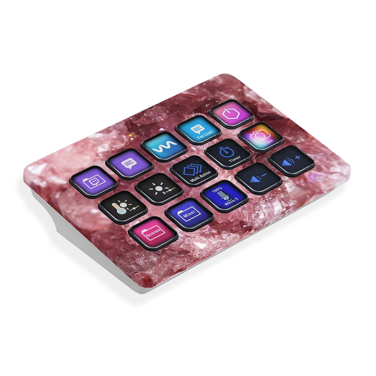Amethyst Elgato Stream Deck MK.2 Faceplate Skin | KO Custom Creations
