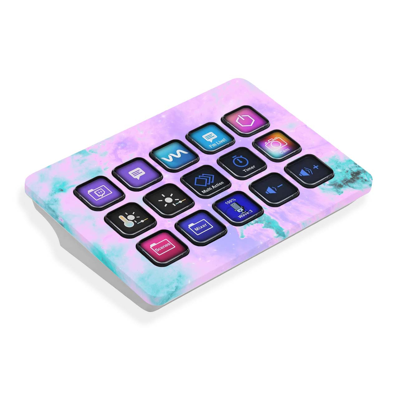 Pastel Nebula Elgato Stream Deck MK.2 Skin | KO Custom Creations