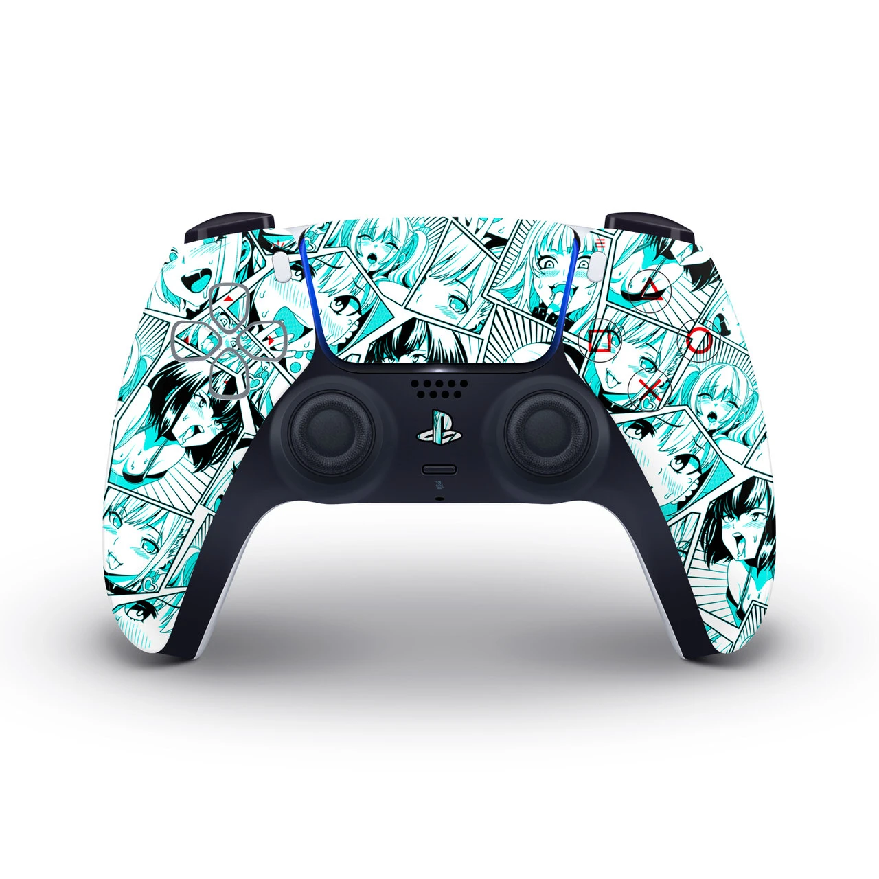 Ahegao Collage v3 Ps5 Controller Skin | KO Custom Creations