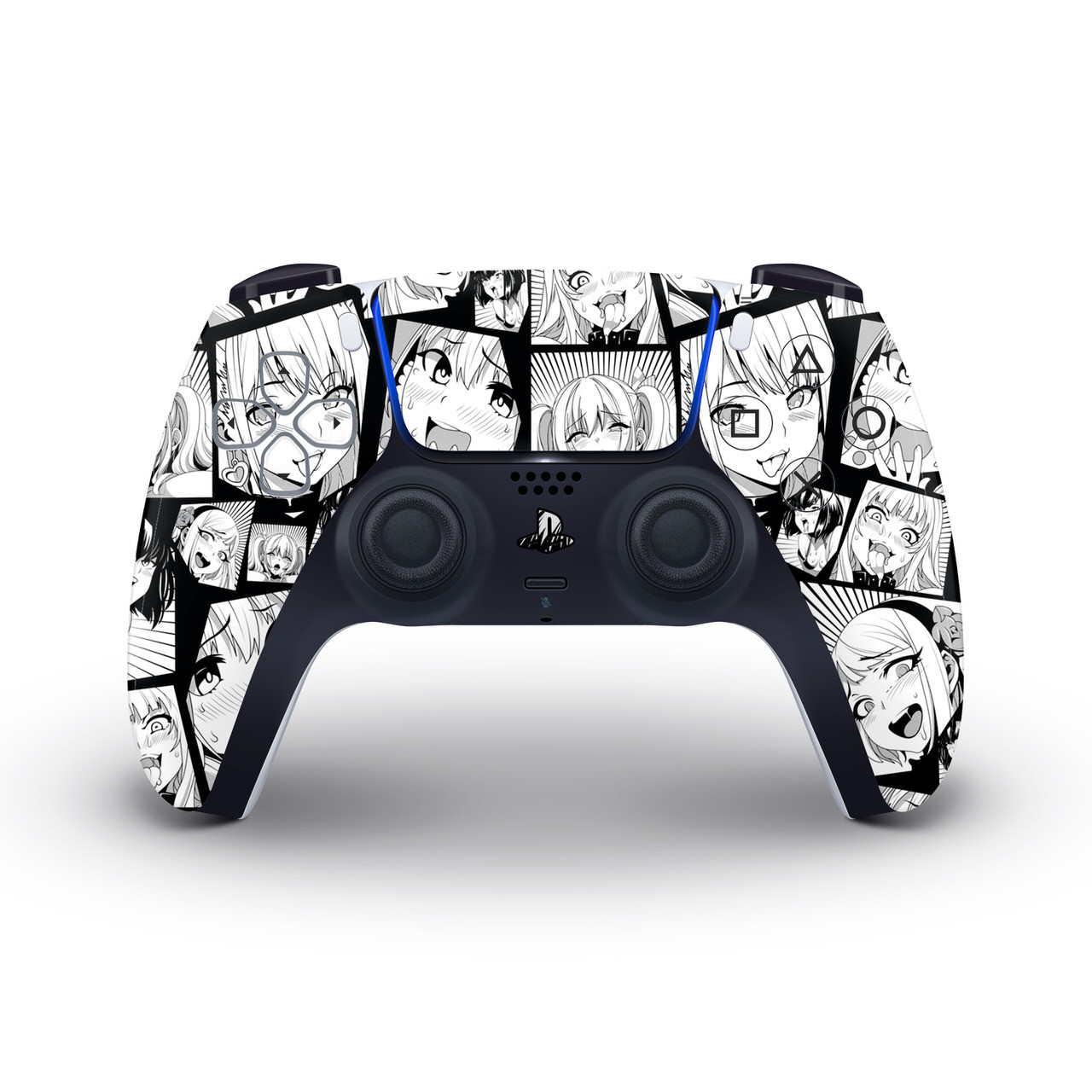 Ahegao Collage v3 Ps5 Controller Skin | KO Custom Creations