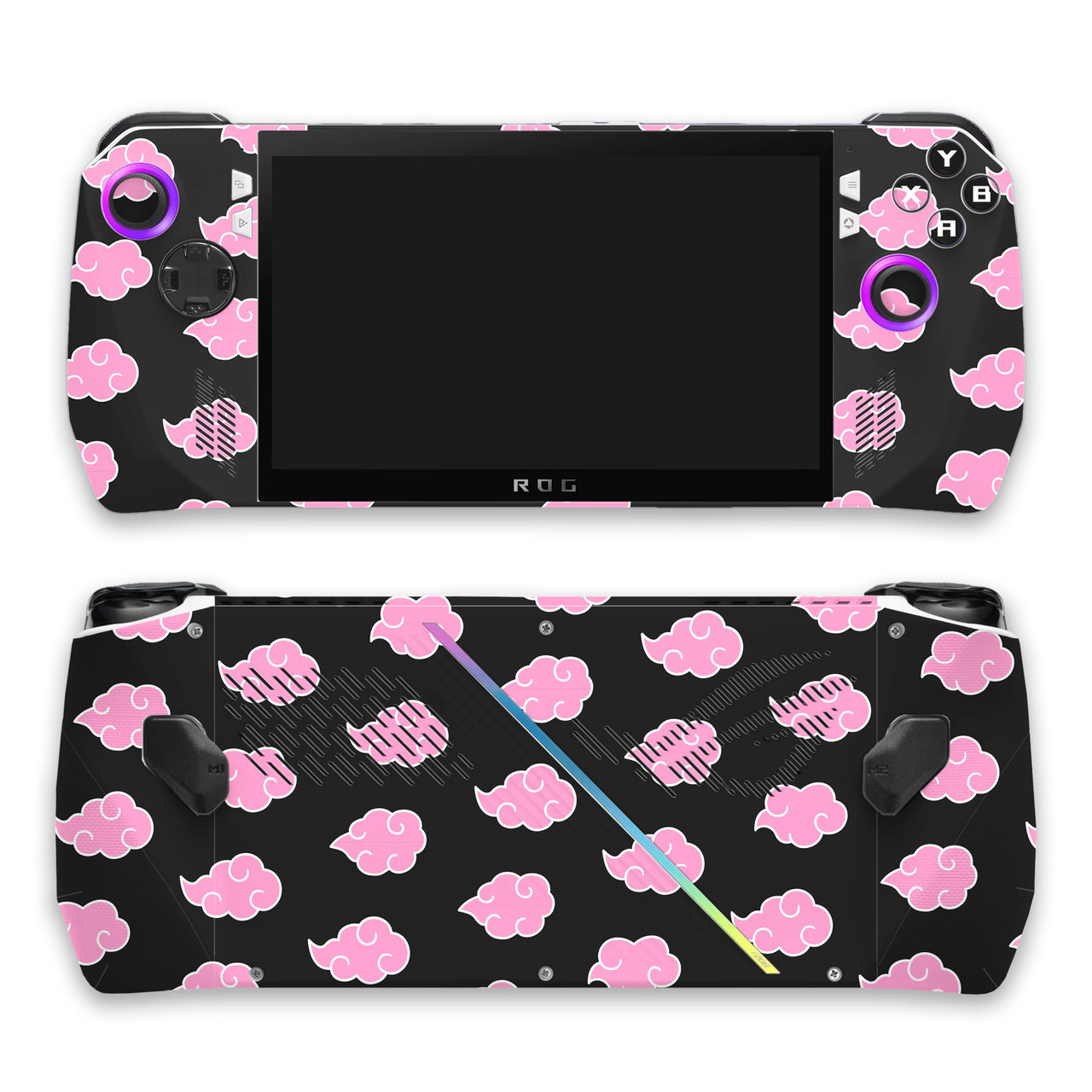 Pink Akatsuki Clouds ASUS ROG Ally Skin | KO Custom Creations