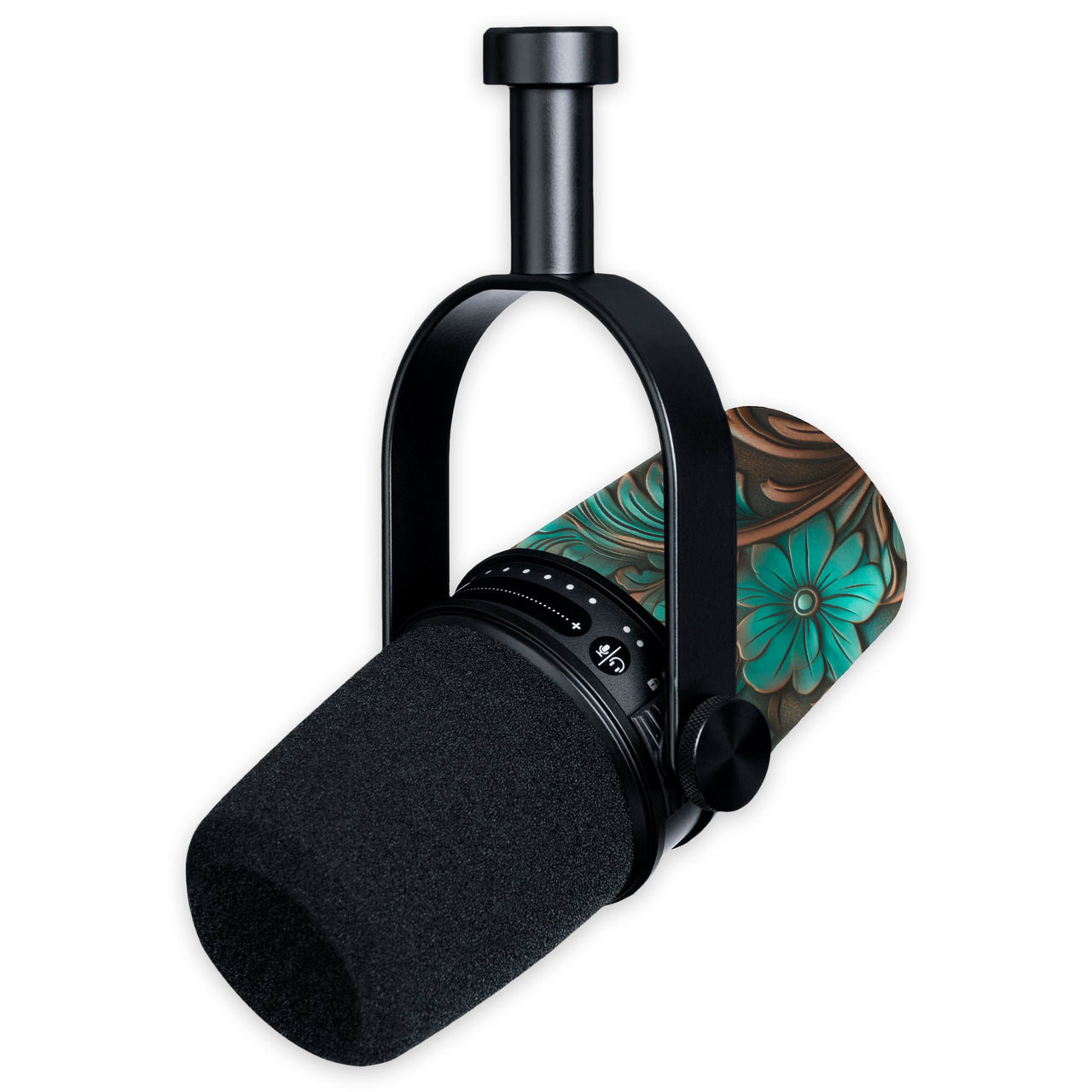 Copper Patina Blue Yeti Microphone Skin | KO Custom Creations