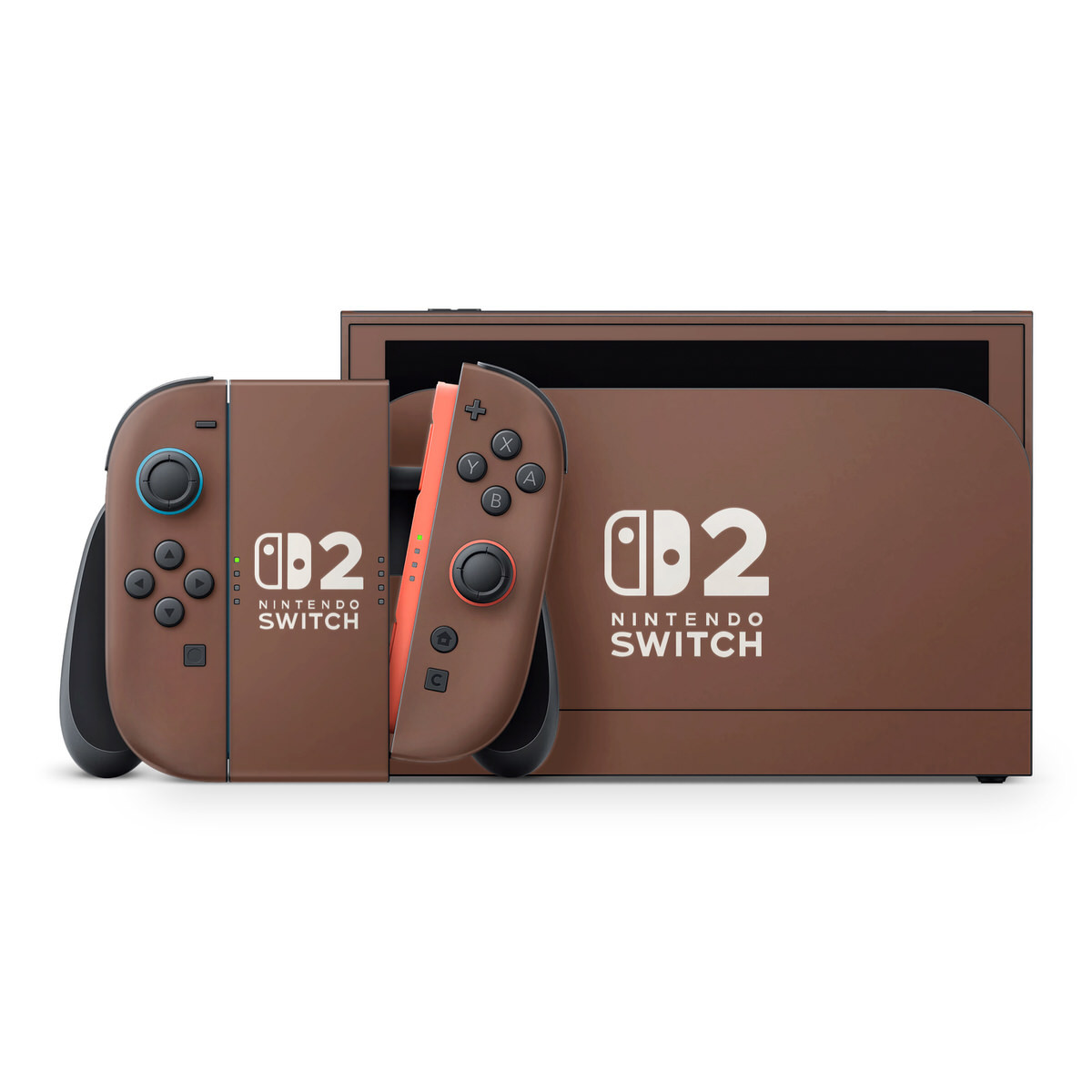 Coffee Brown Cozy Nintendo Switch 2 Skins