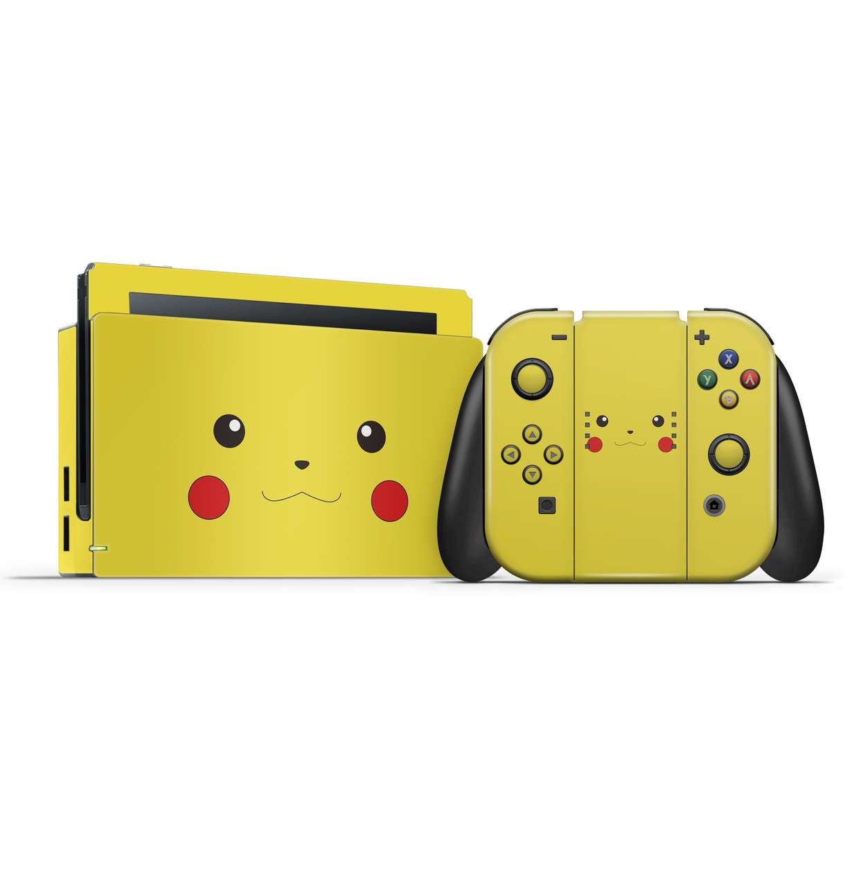 Pokeface Pikachu & Eevee Switch Skin
