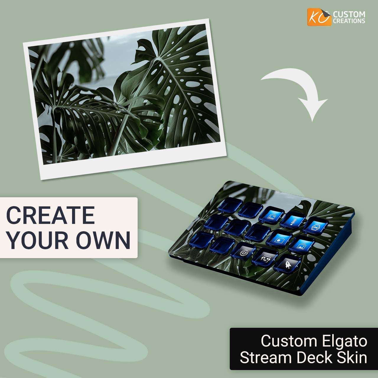 Custom Elgato Stream Deck XL Skins | KO Custom Creations