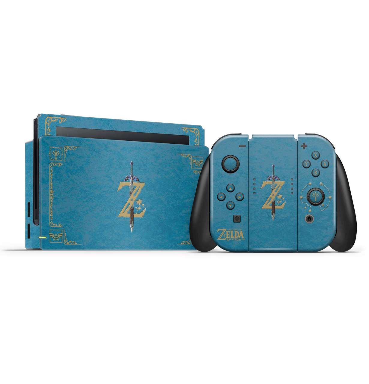 The Legend of Zelda Botw Zora Blue Switch Skin