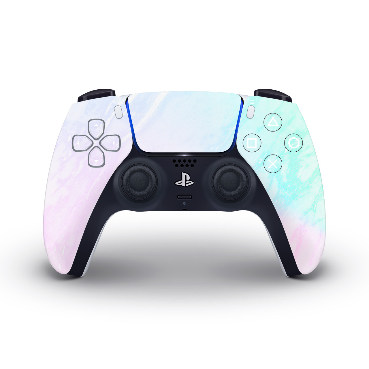 Soft Silver Playstation 5 Controller Skin | KO Custom Creations