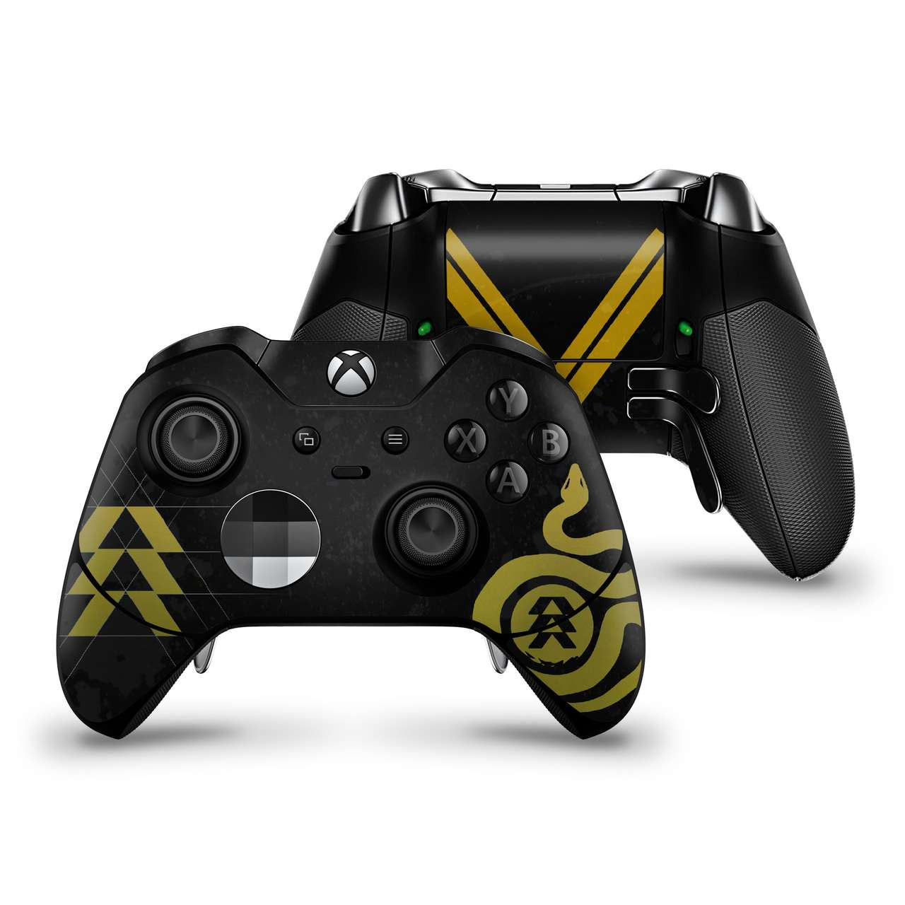 Hunter Snake GoldBlack Xbox One Elite Controller Skin