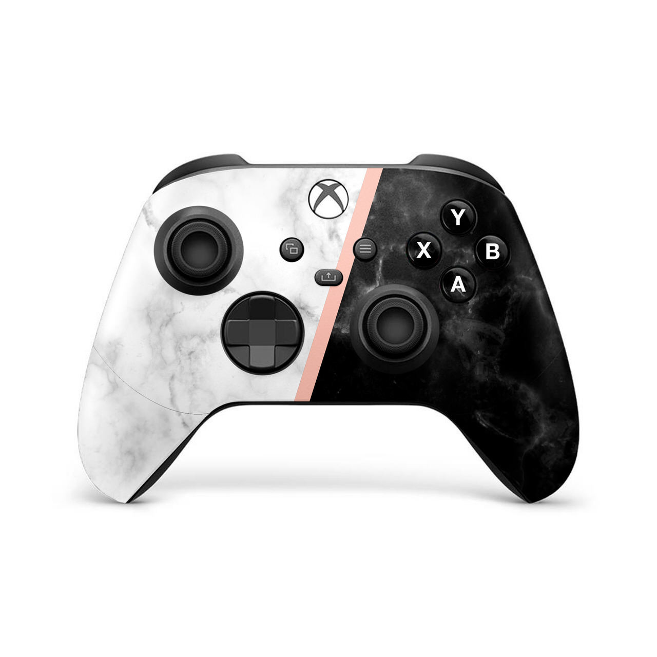 Black & White Marble Xbox Controller Skin | KO Custom Creations
