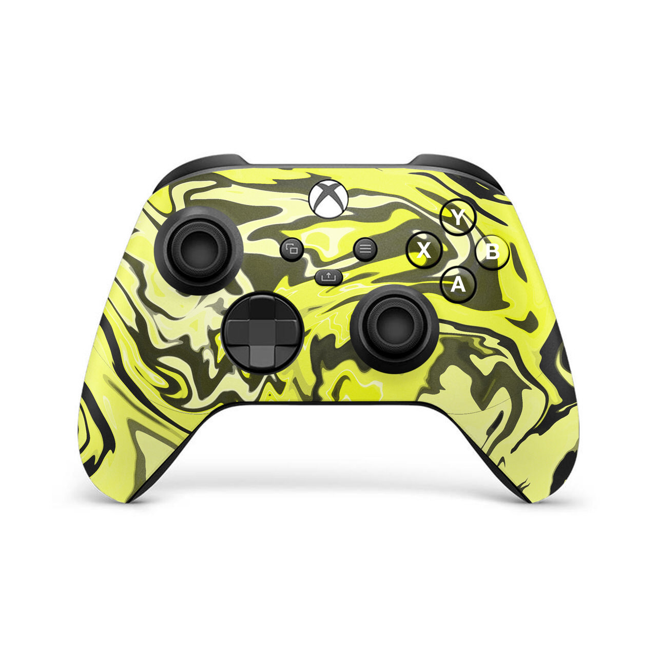 Yellow Marbling Xbox Controller Skin | KO Custom Creations