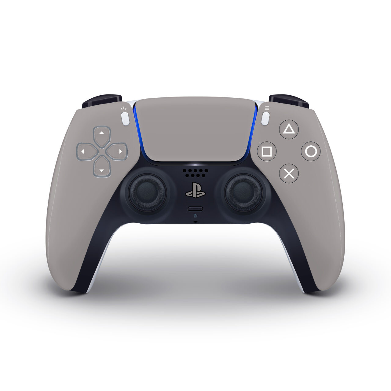 Platinum Grey Ps5 Controller Skin | KO Custom Creations