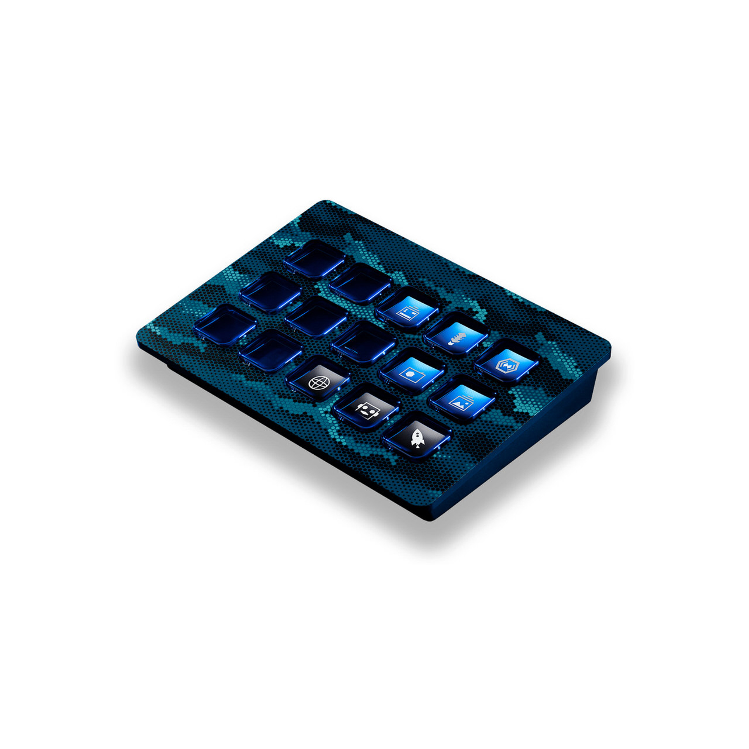 Azure Camo Elgato Stream Deck Xl Skin Ko Custom Creations