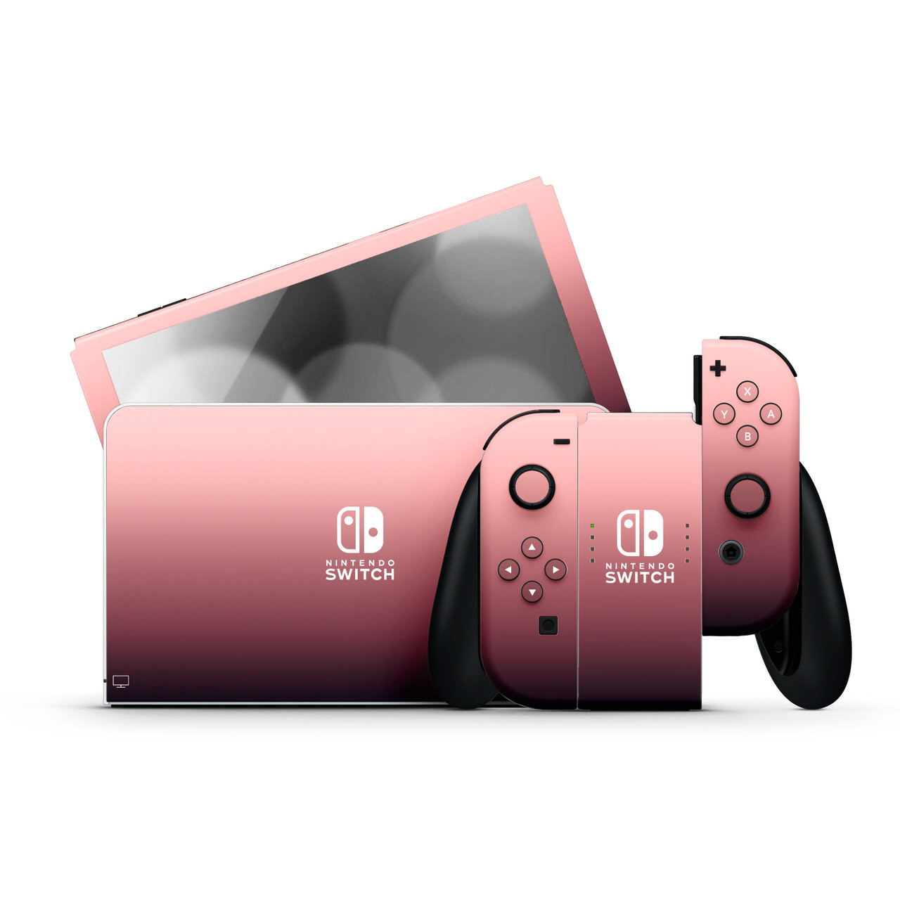 Dusty Rose Nintendo Switch OLED Skins | KO Custom Creations