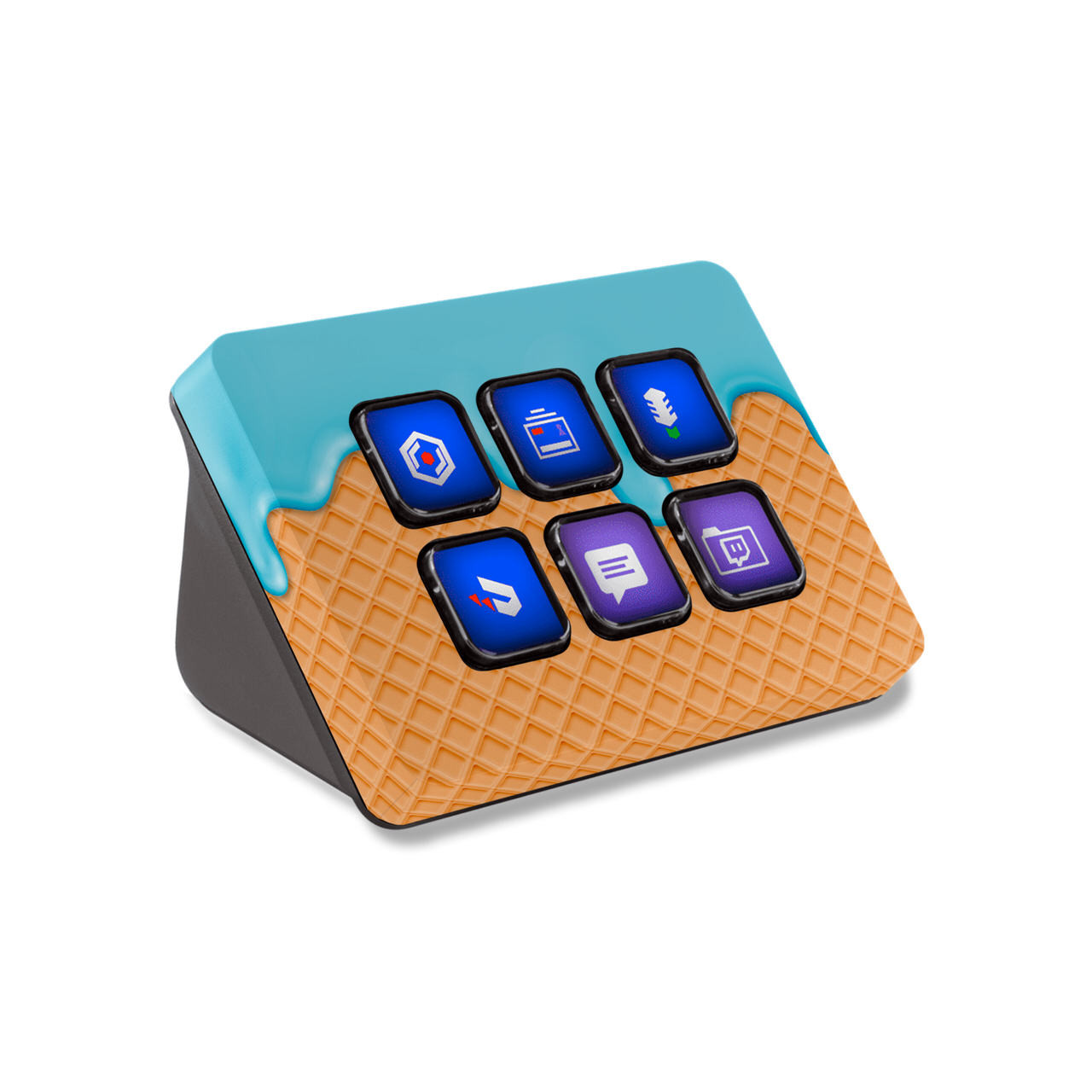 Blue Raspberry Ice Cream Steam Deck Skin | KO Custom Creations