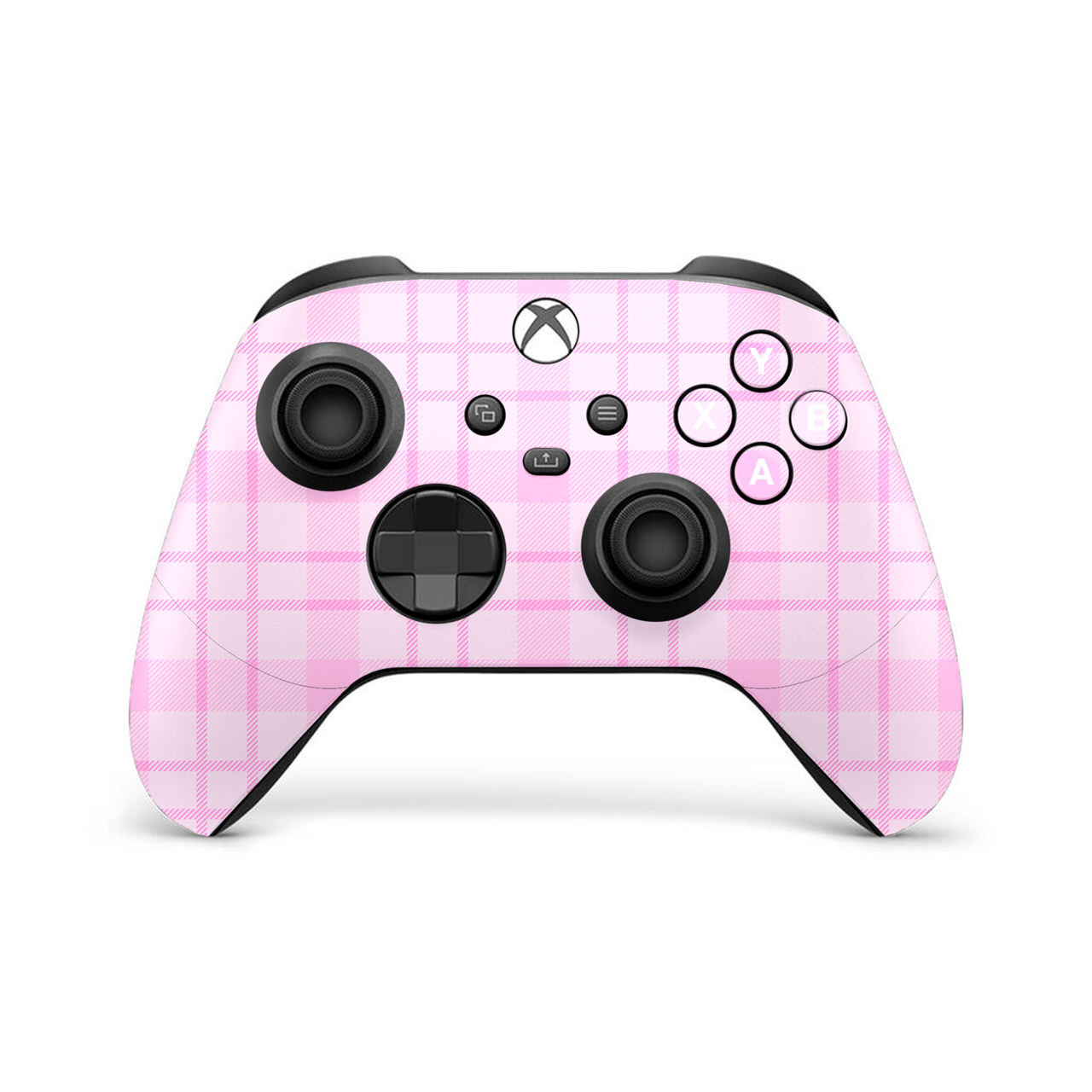 Plaid Pink Xbox Series Controller Skin | KO Custom Creations