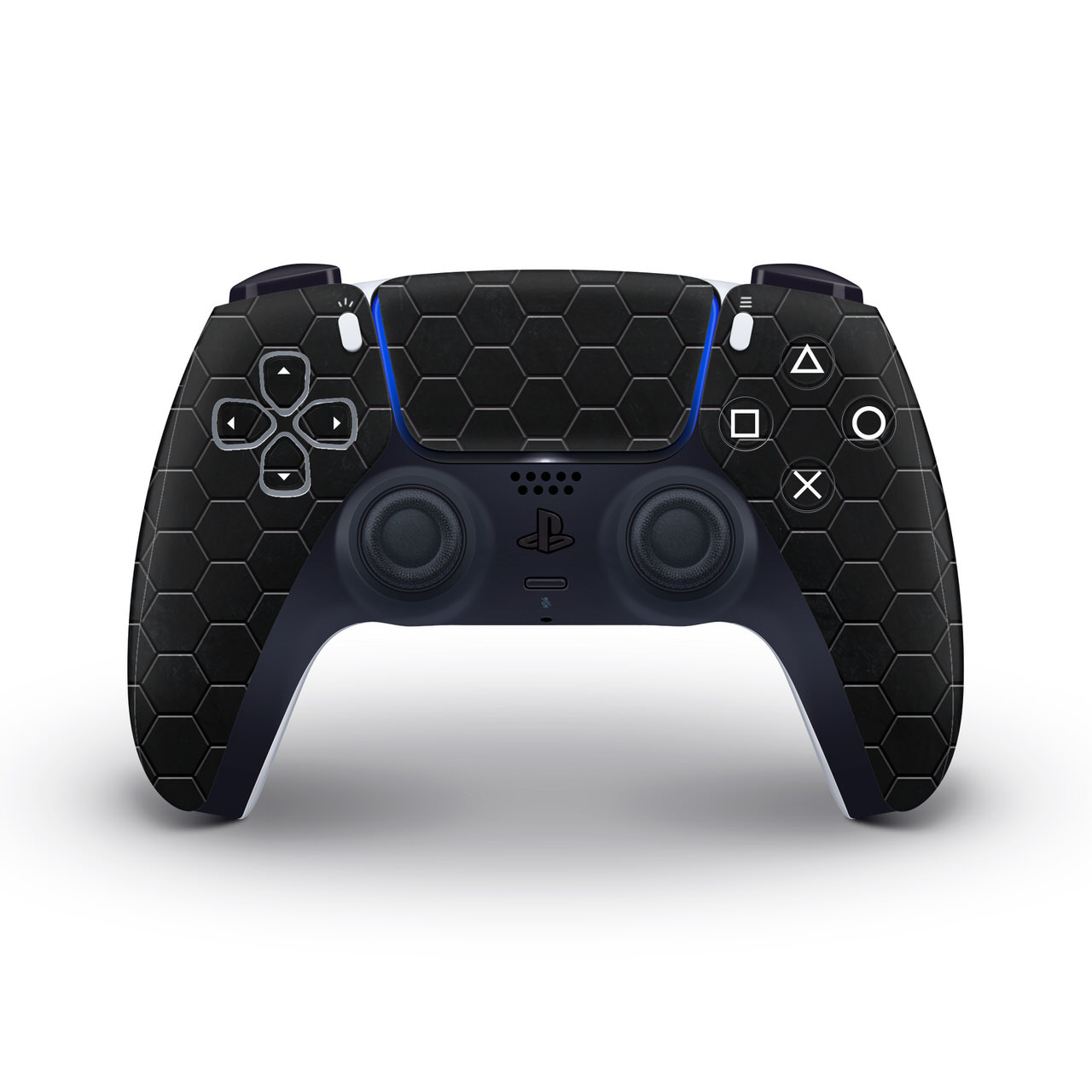 Blue Hex Armour Ps5 Controller Skin | KO Custom Creations