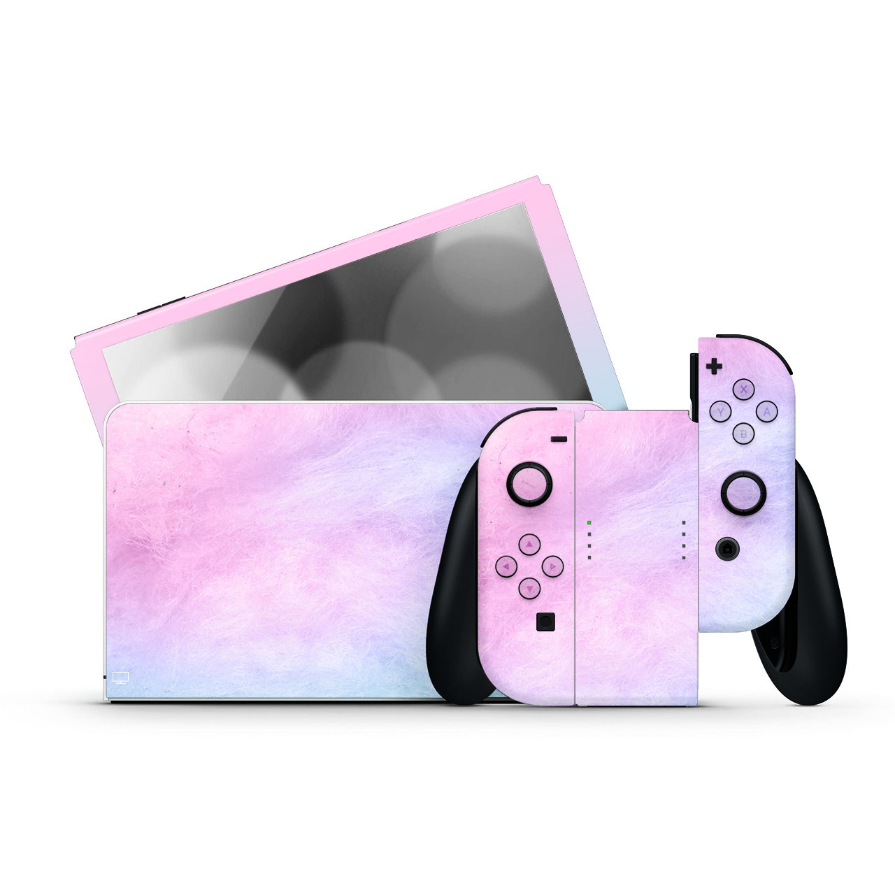 Bubble Gum Cotton Candy // Nintendo Switch Lite Skin Wrap Cover