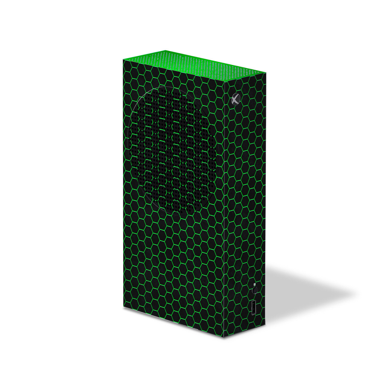 Green Hex Armour Xbox Series X Skin | KO Custom Creations