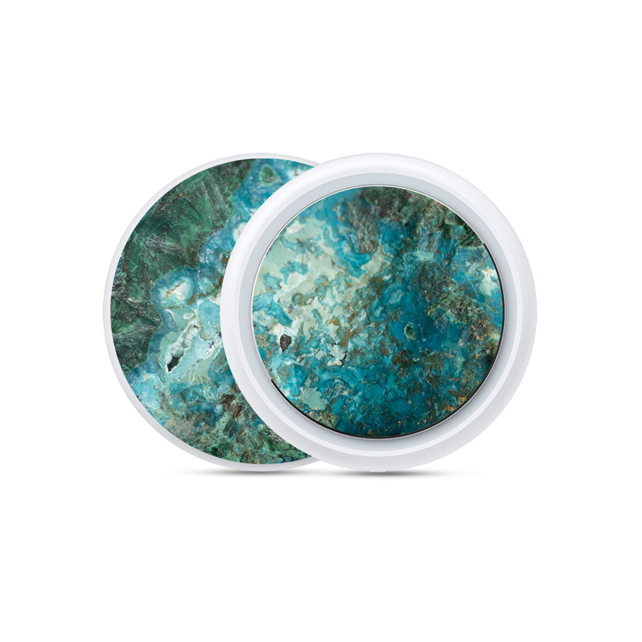 Malachite Apple AirTag Skin | KO Custom Creations