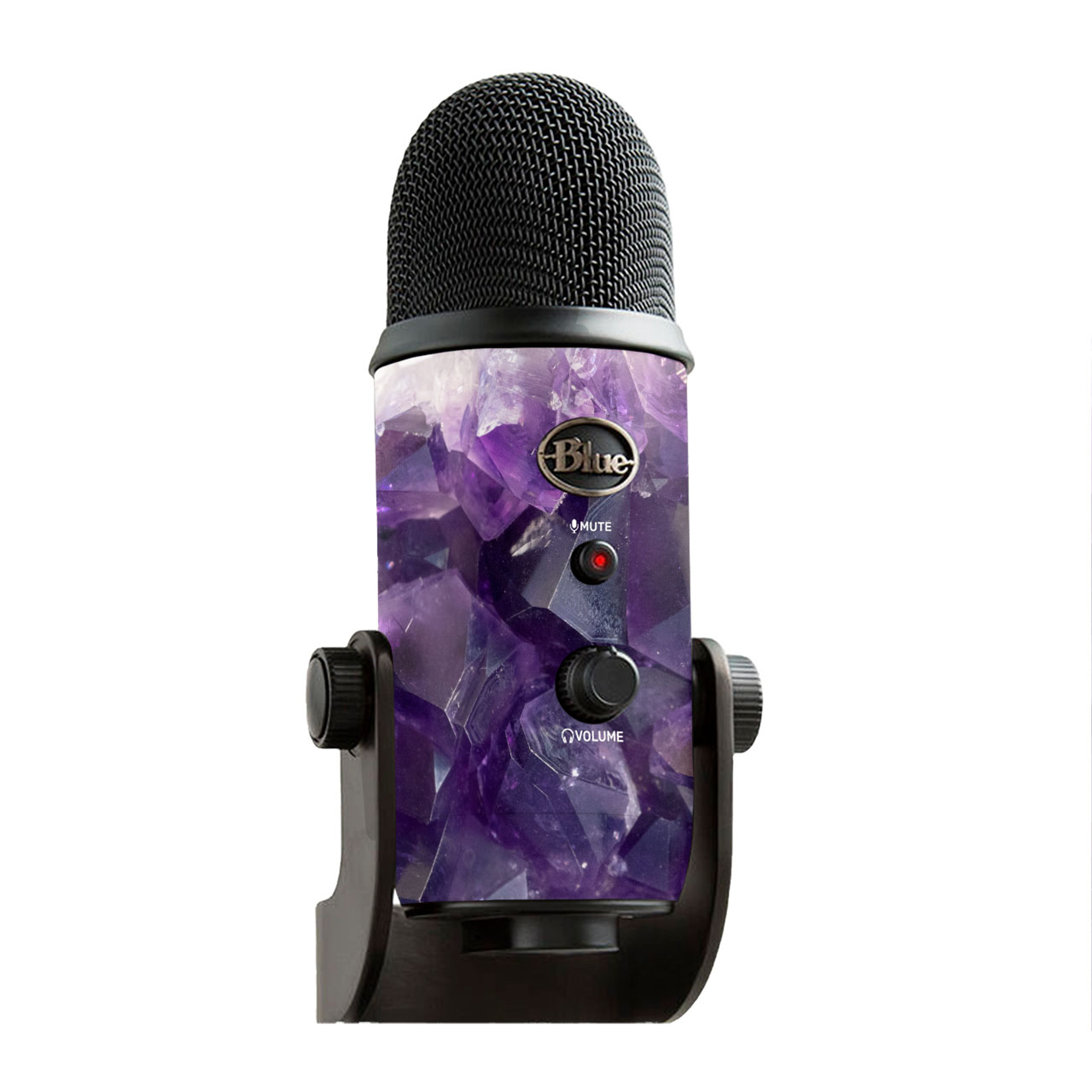 Amethyst Blue Yeti Microphone Skin Ko Custom Creations
