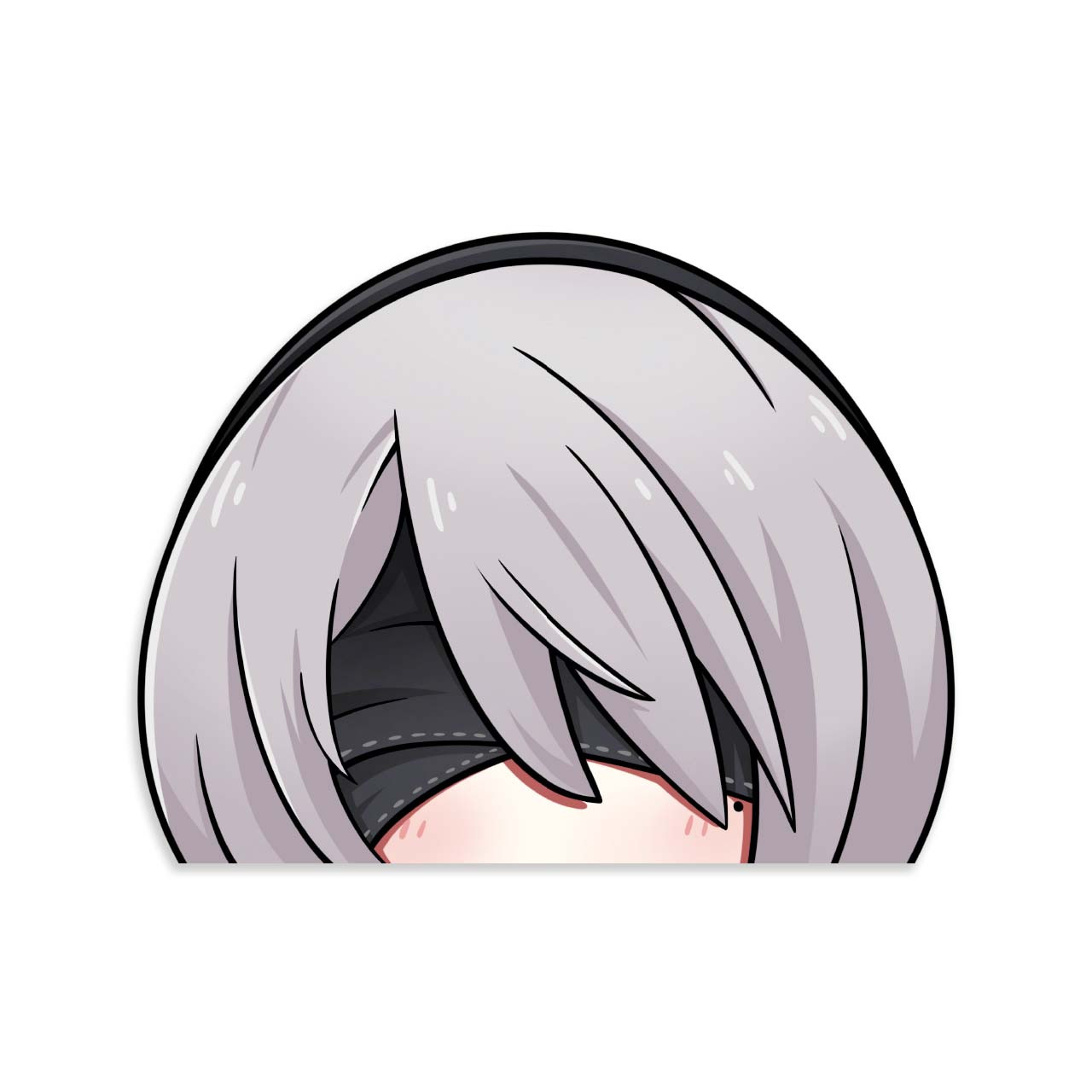 2B Peeker Sticker | KO Custom Creations